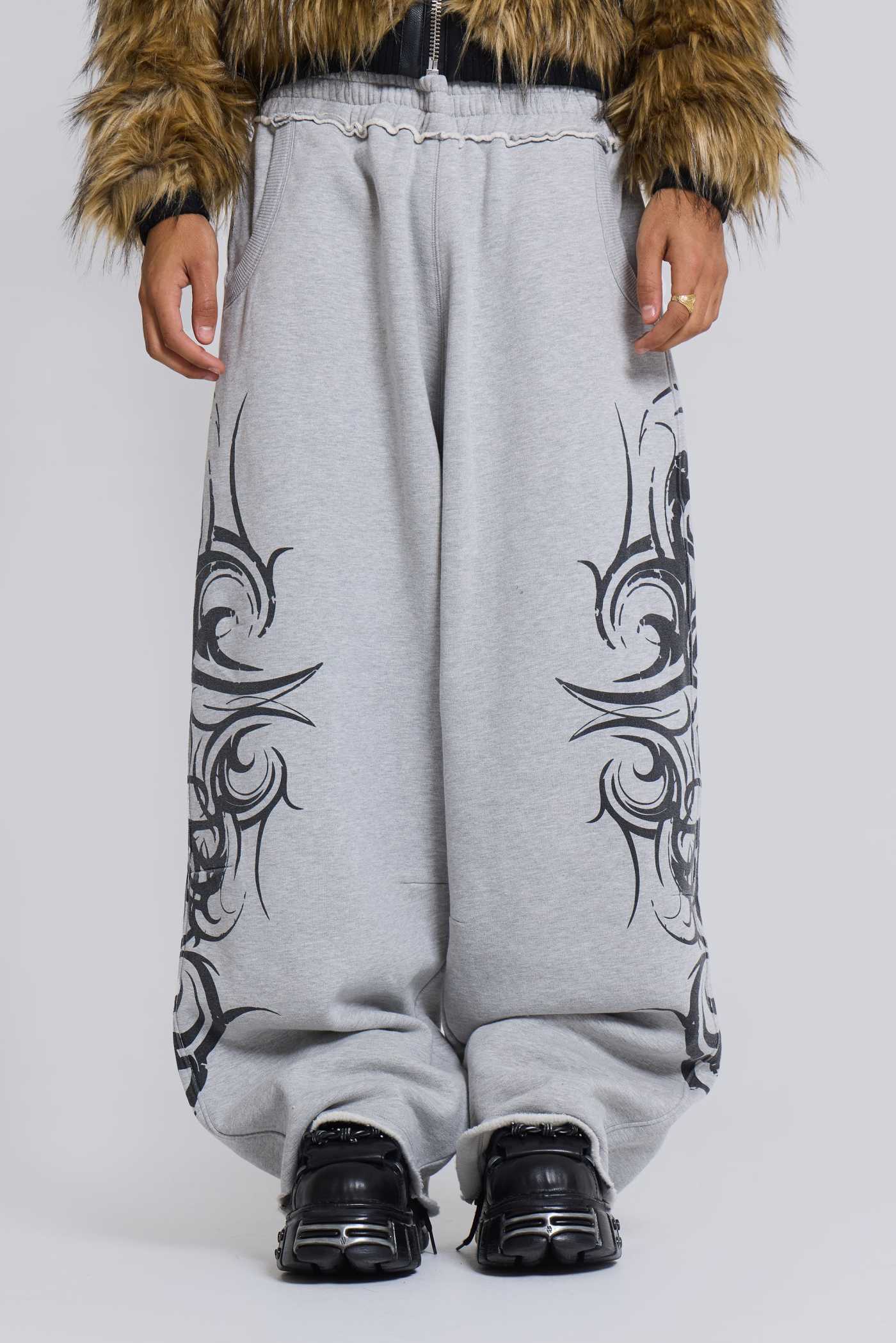 Grey Blade Joggers | Jaded Man – Jaded London