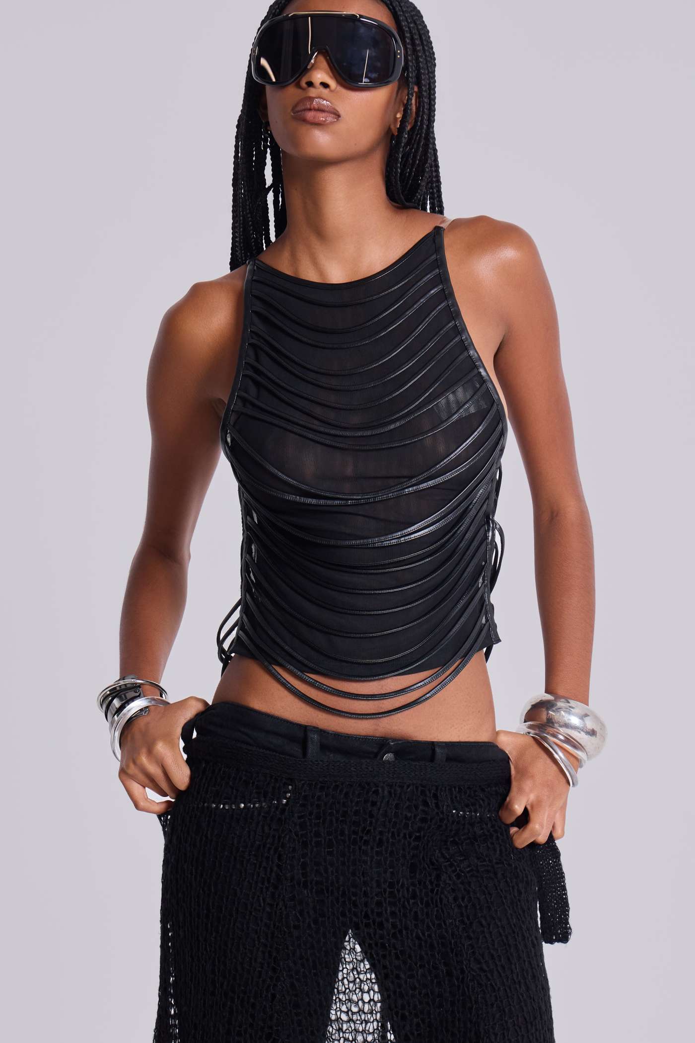 Strings Attached Backless Top | Jaded London | Clothing