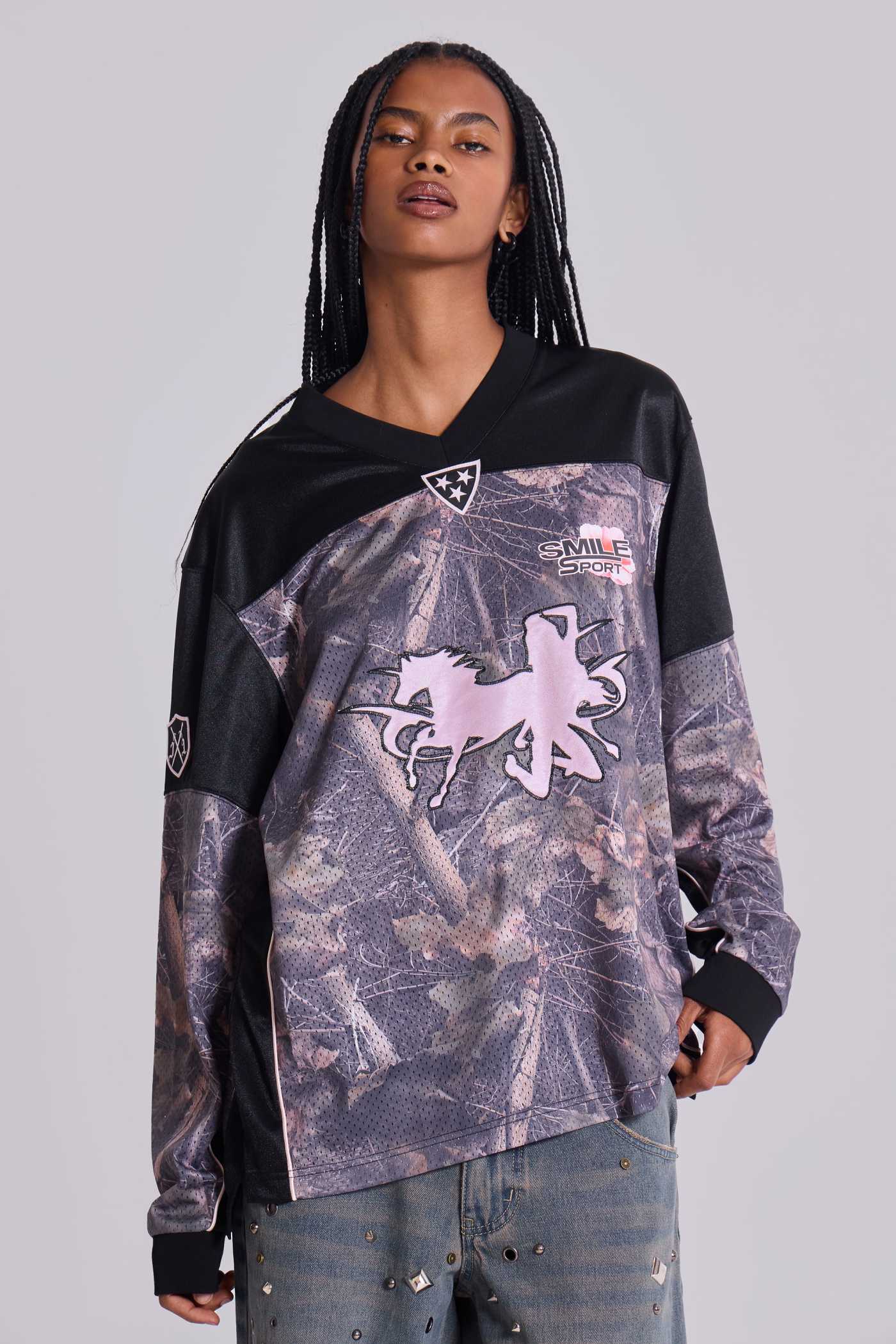 【JADED LONDON】 送料関税込み Resident Hockey Camo Top Resident Hockey Camo Top ...