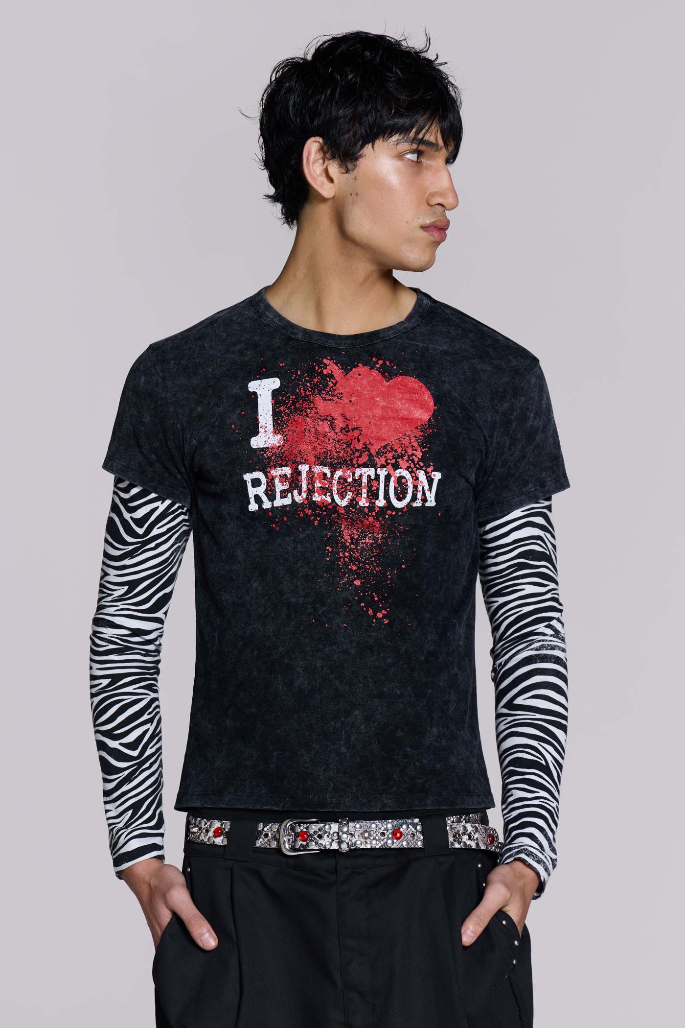 Rejection Layered Top | Jaded London | Clothing