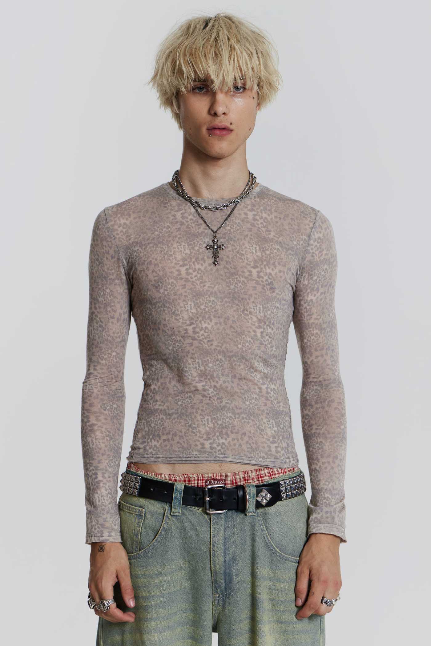 Shop Leopard Mist Long Sleeve | Jaded London | Clothing