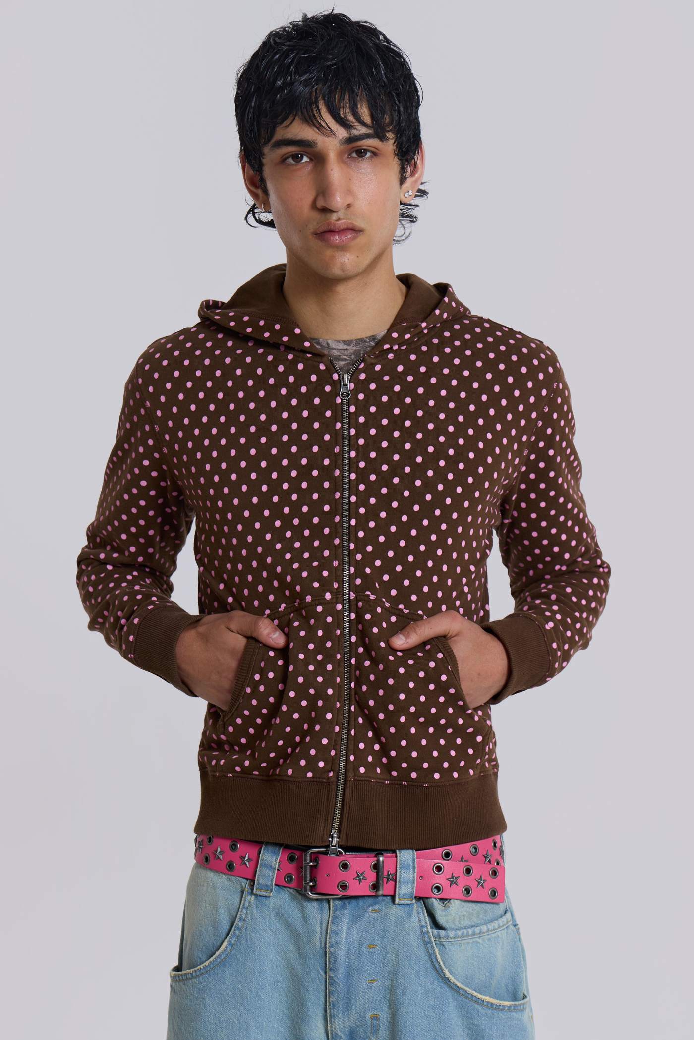 Shop Polka Dot Mini Monster Hoodie | Jaded London | Clothing