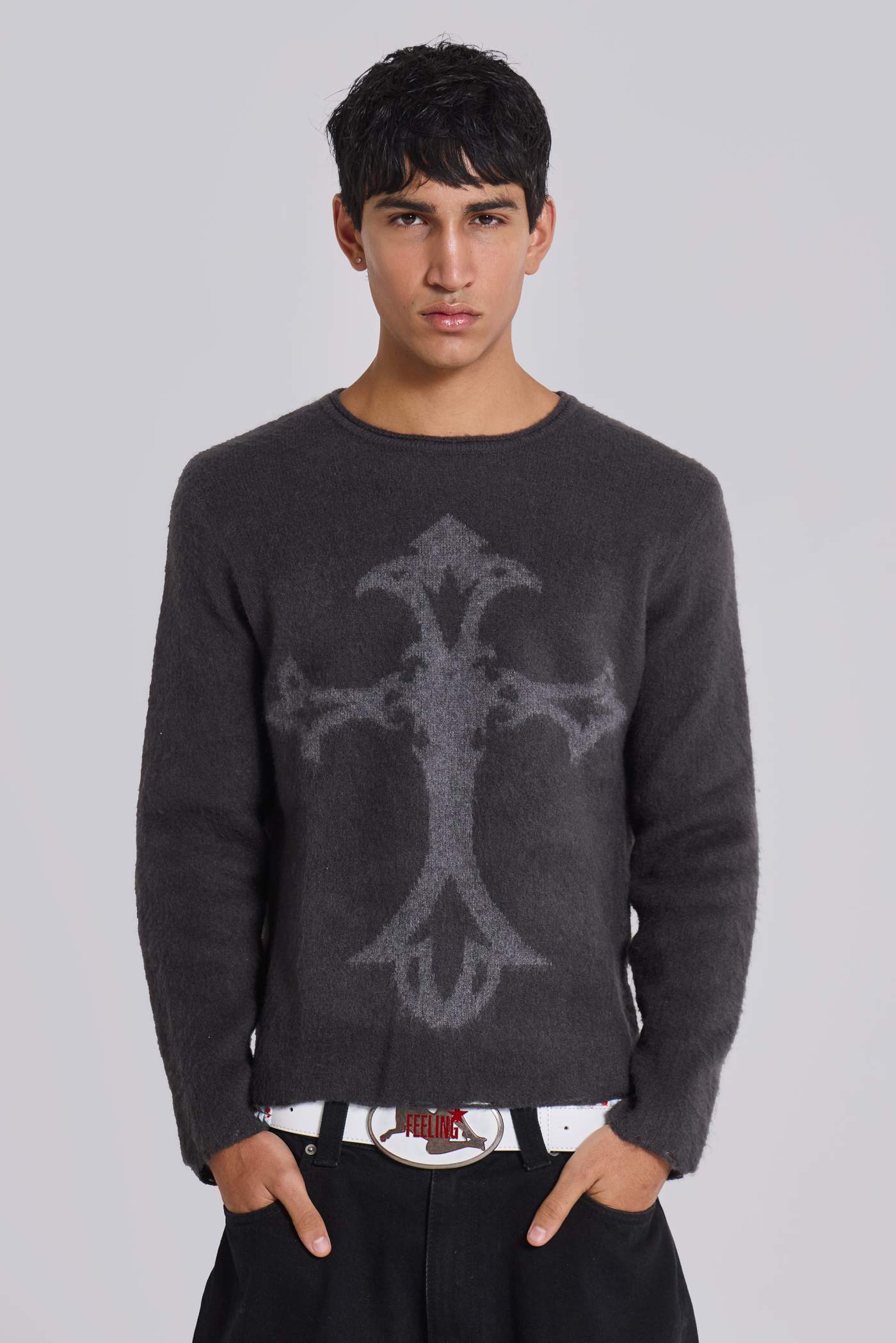 Shop Devine Knit Jumper | Jaded London | Clothing