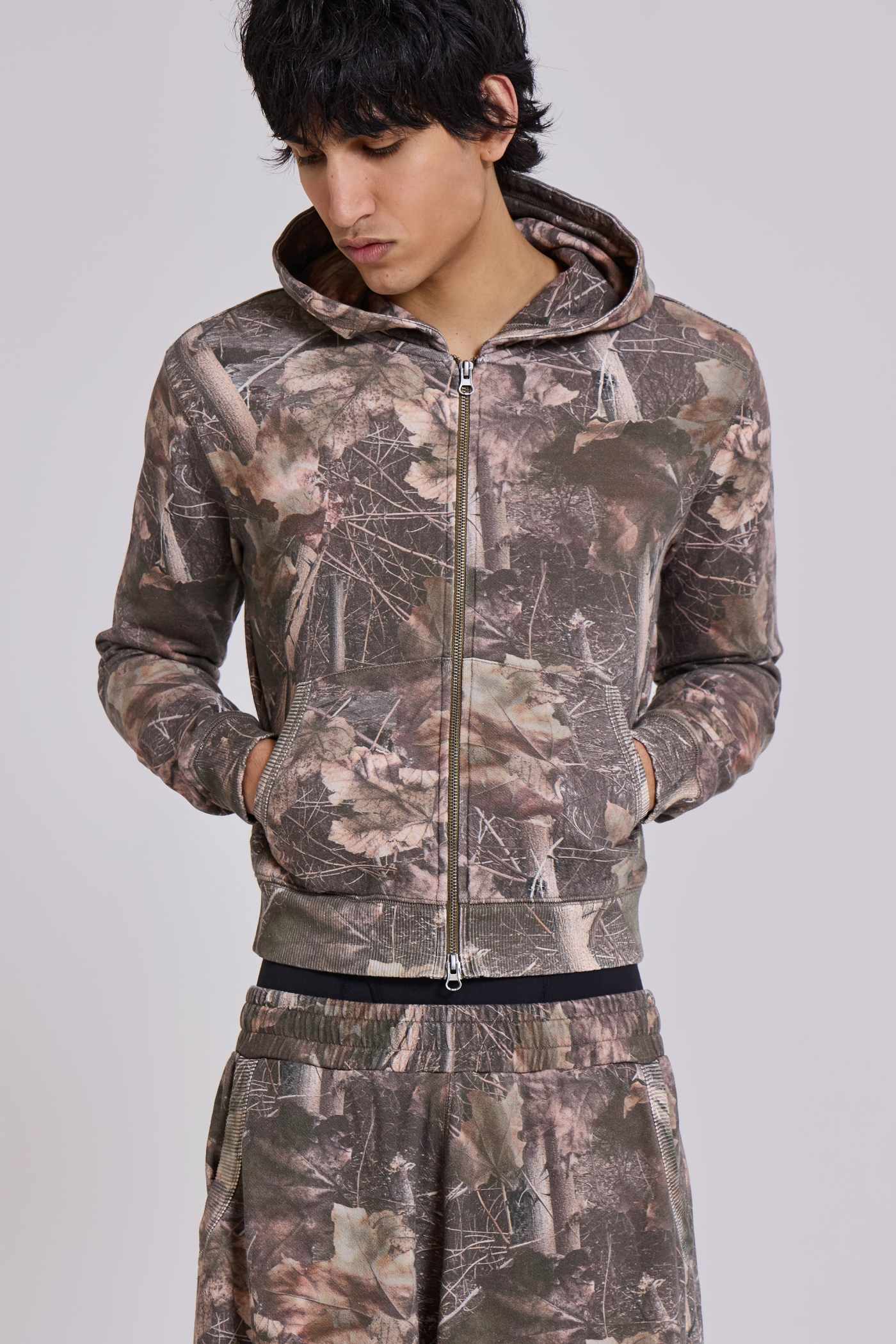 Shop Woodland Camo Mini Monster Hoodie | Jaded London | Clothing