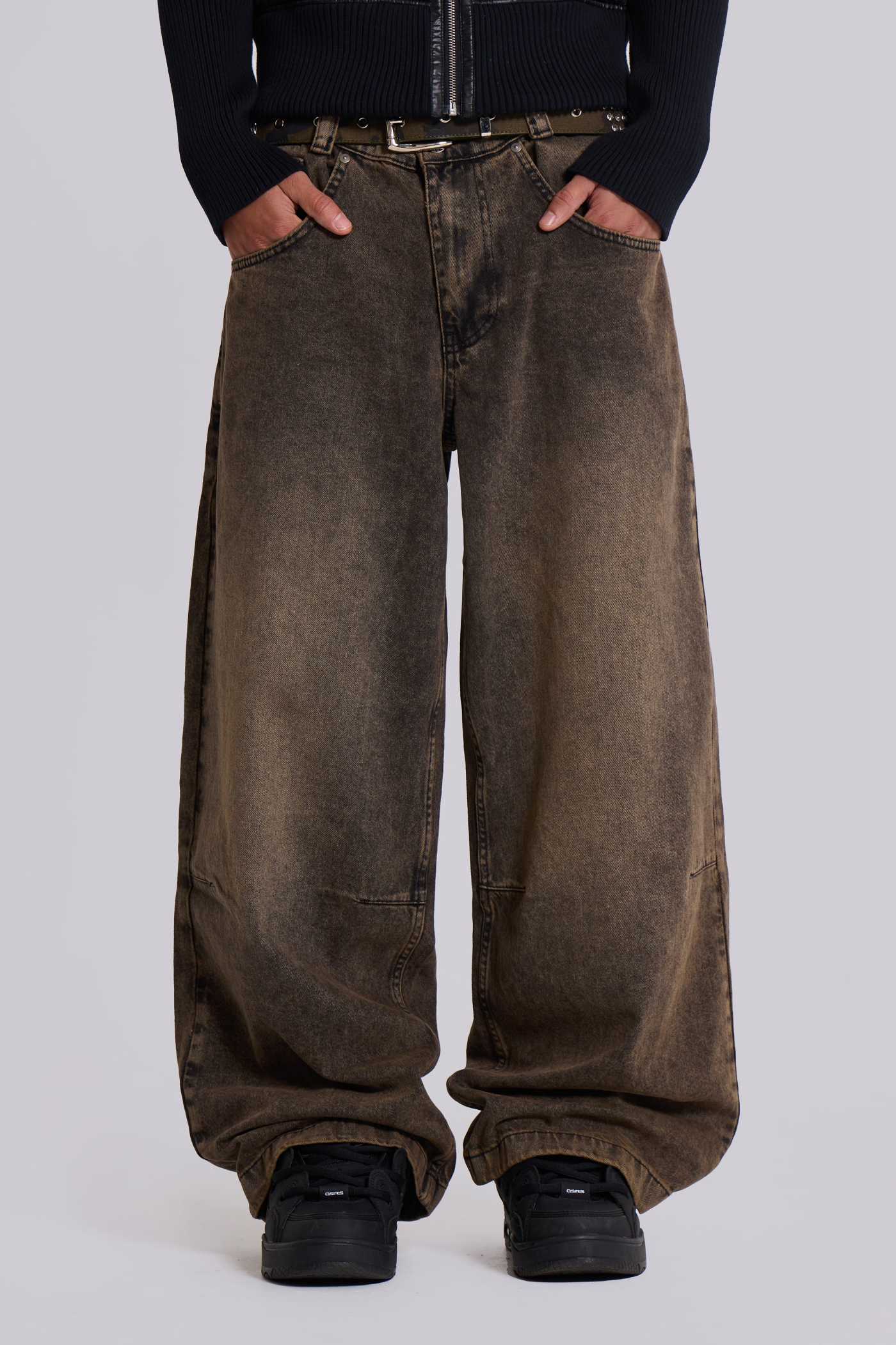 Shop Acid Brown Colossus Jeans | Jaded London | Clothing