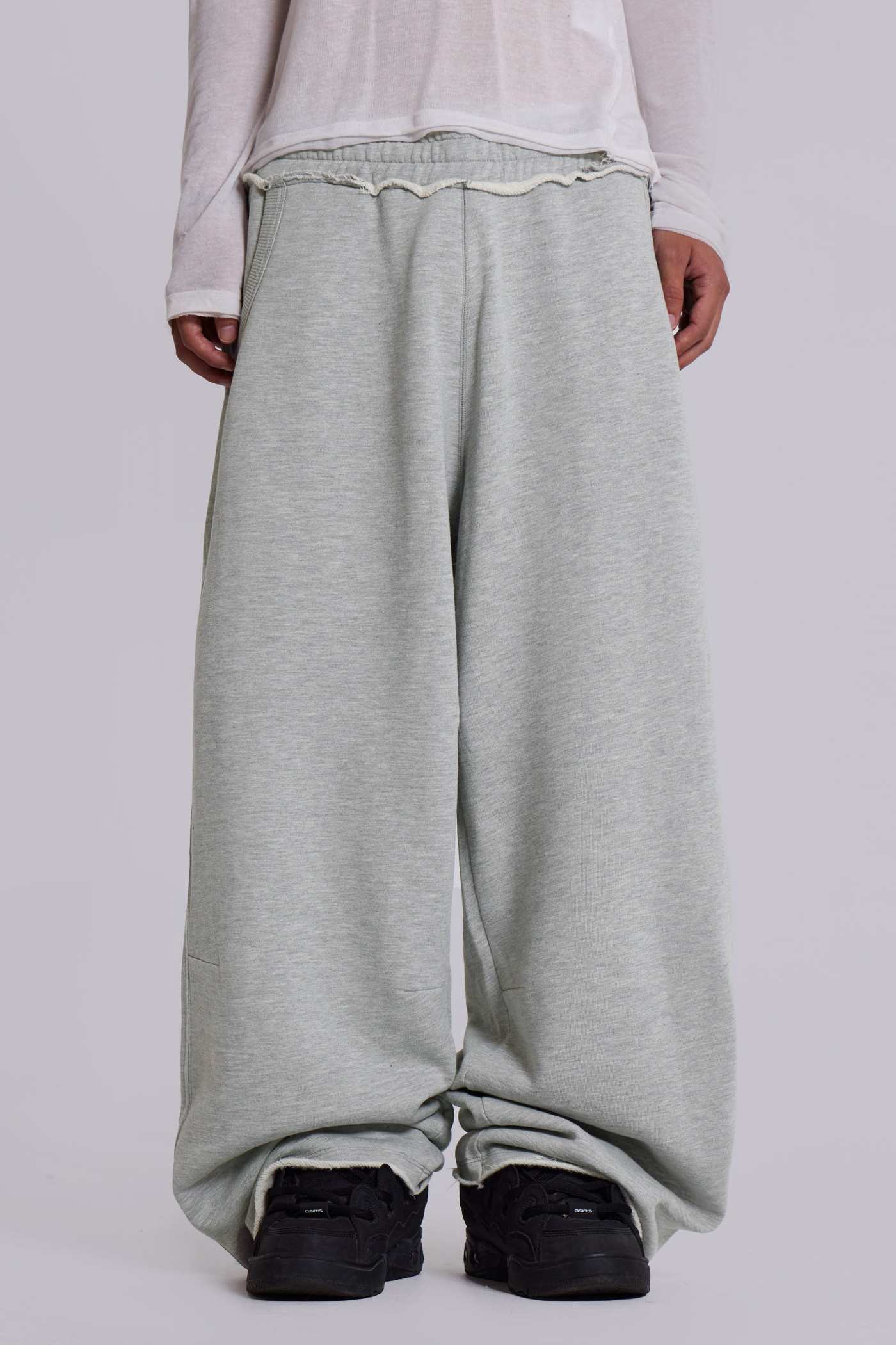 Shop Grey Marl Monster Joggers | Jaded London | Clothing