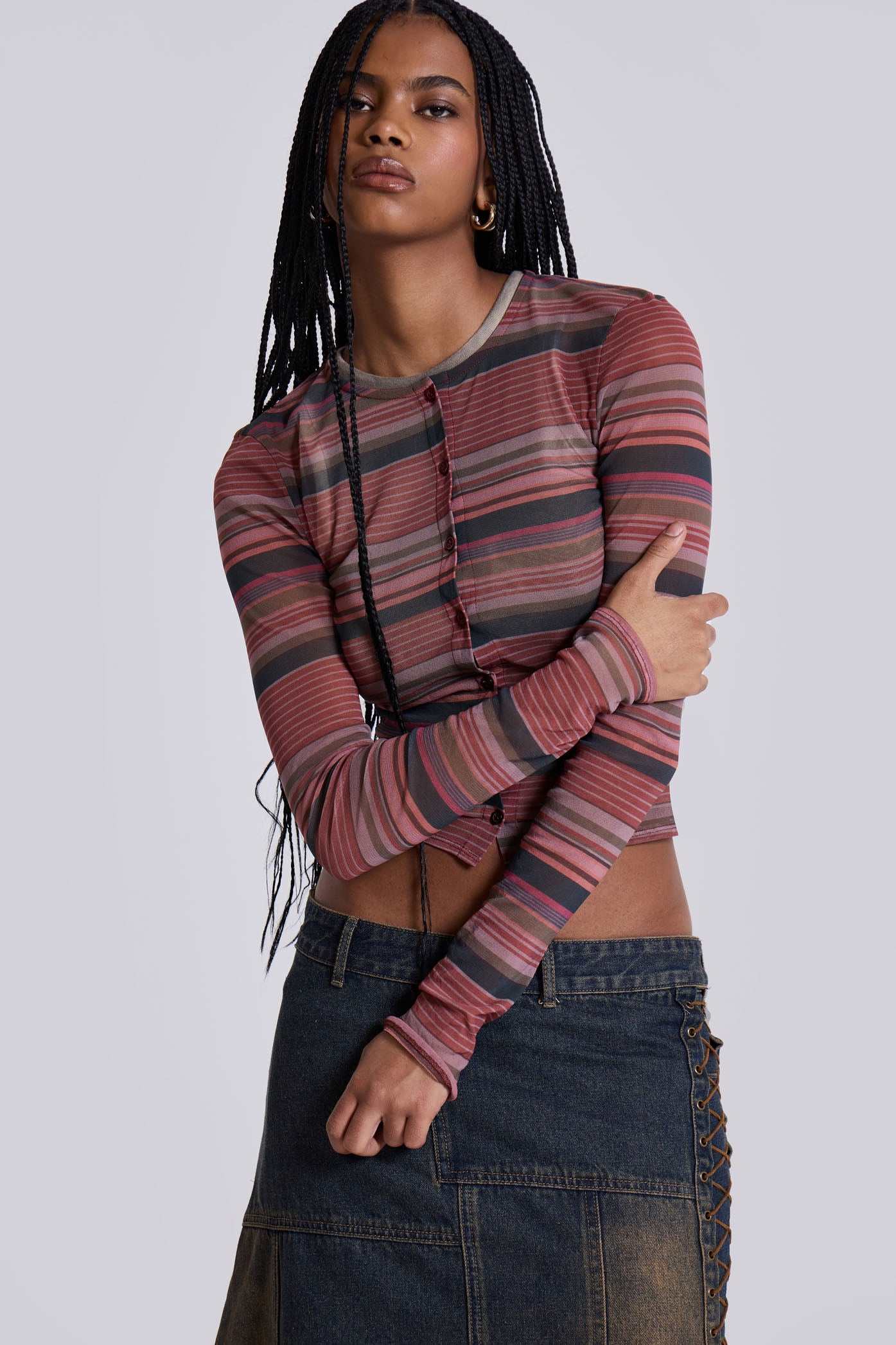 Shop Raid Mesh Top | Jaded London | Clothing