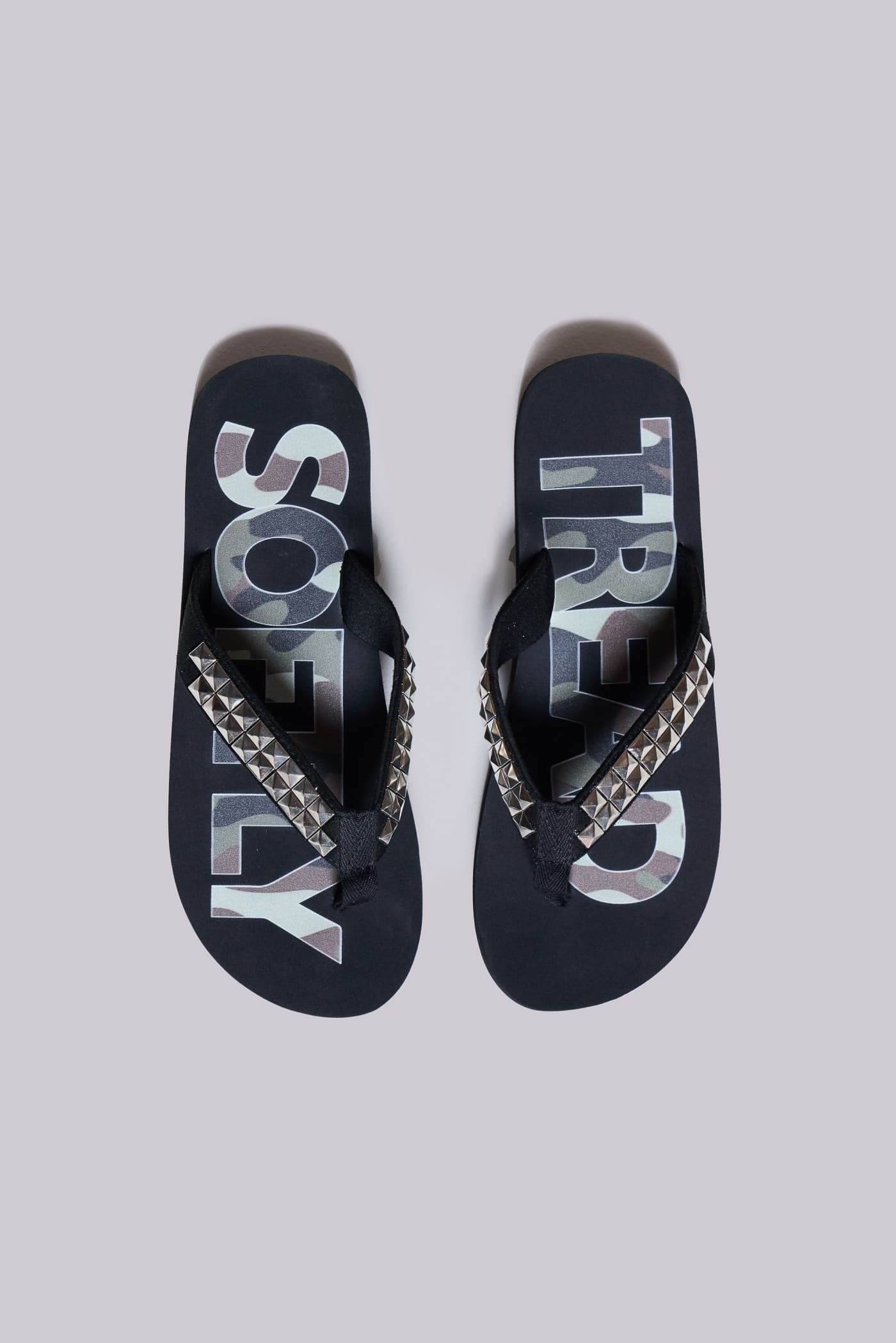 Tread Softly Studded Flip-Flop | Jaded London | Clothing