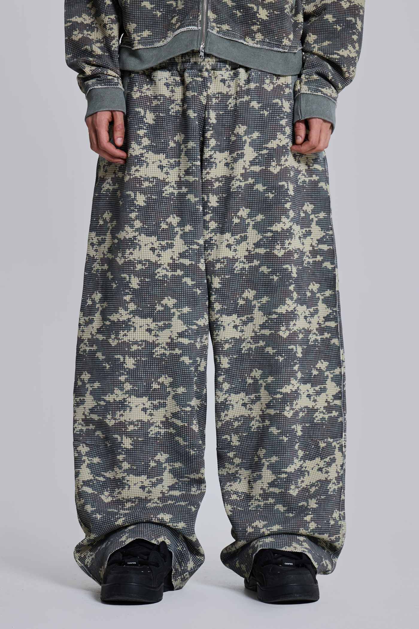 Digi Camo Waffle Monster Joggers | Jaded Man | Clothing