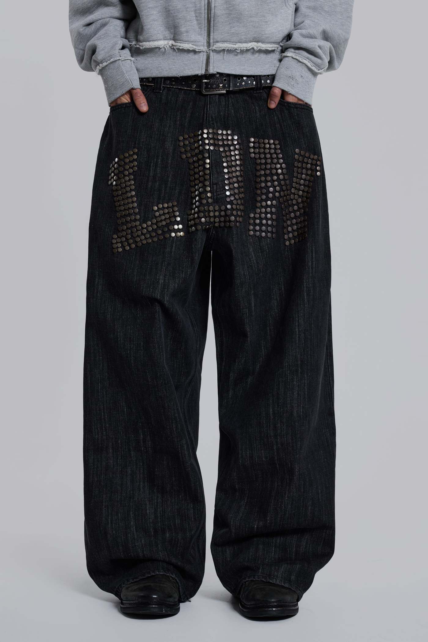LDN Stud XL Colossus Jeans | Jaded London | Clothing