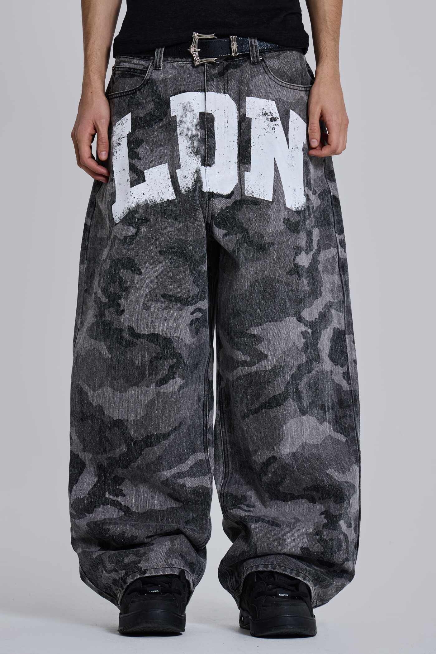 Camo LDN XL Colossus Jeans | Jaded London | Clothing