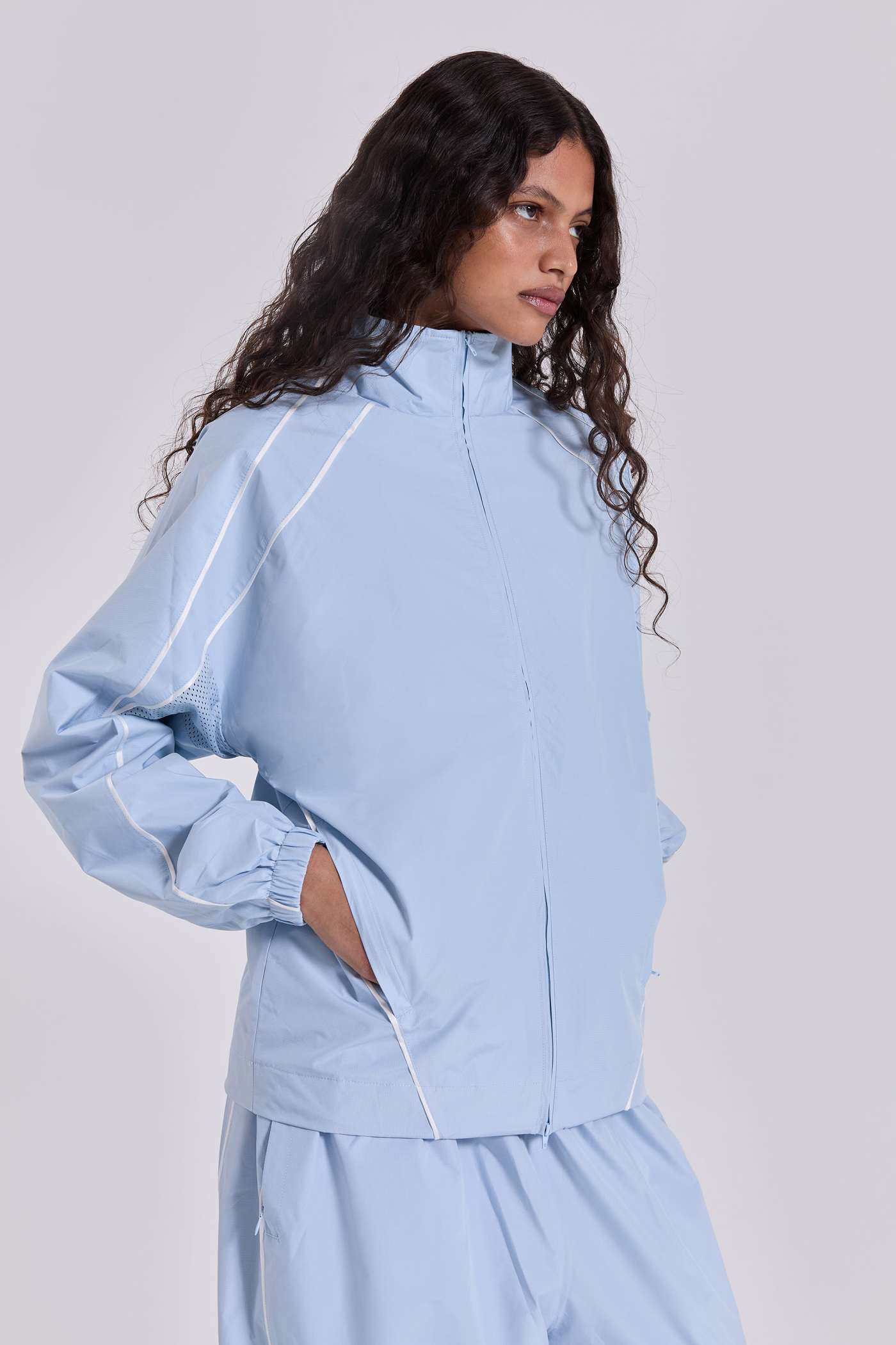 Blue Vapor Tracksuit Top | Jaded London | Clothing