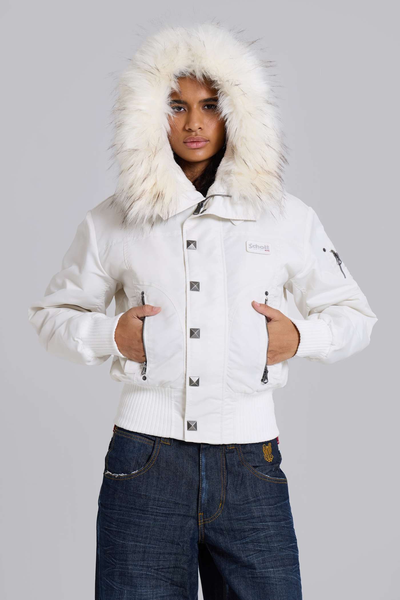 Schott Ghost MA1 Jacket | Jaded London | Clothing
