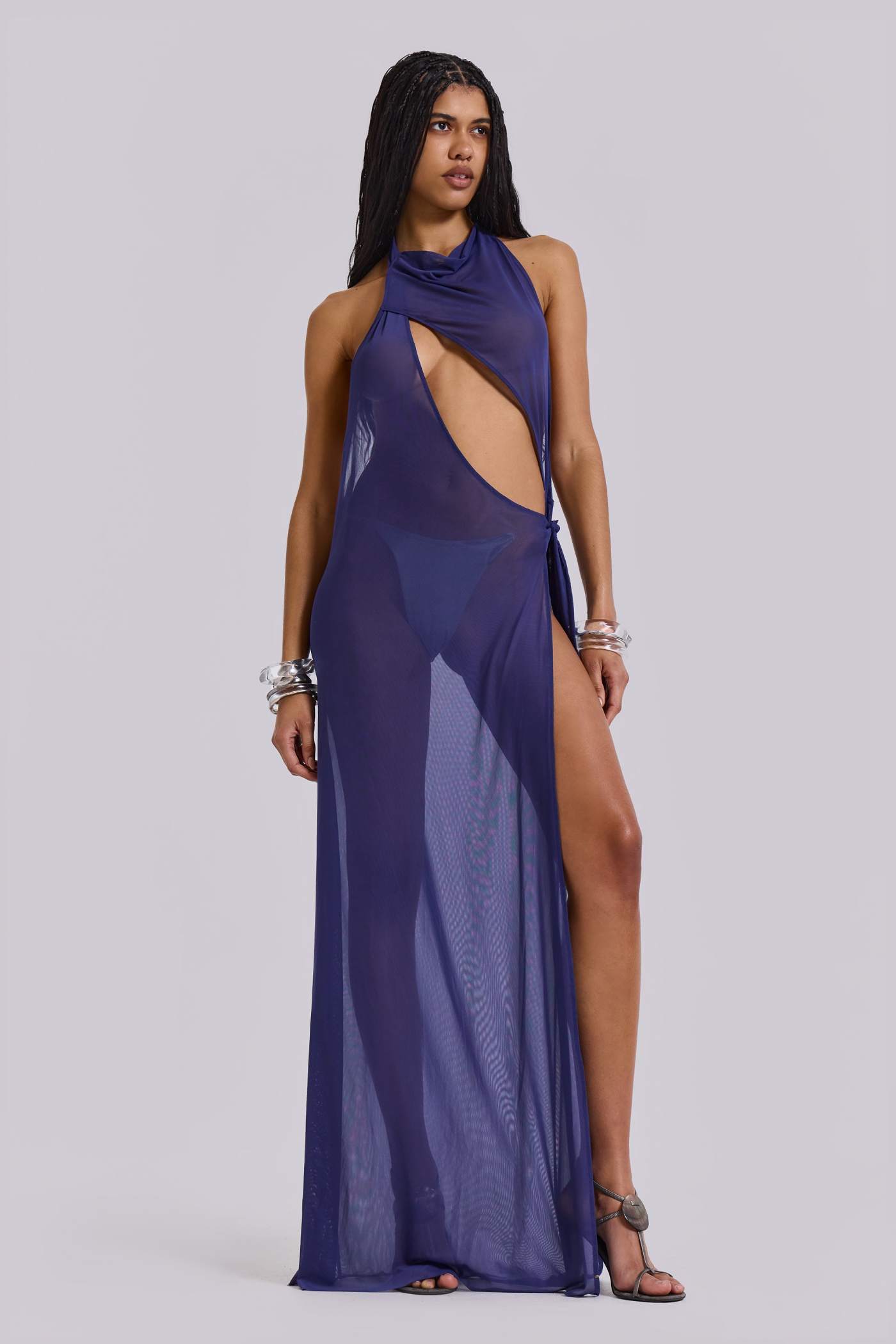 Eclipse Backless Asymmetric Dress | Jaded London | Clothing