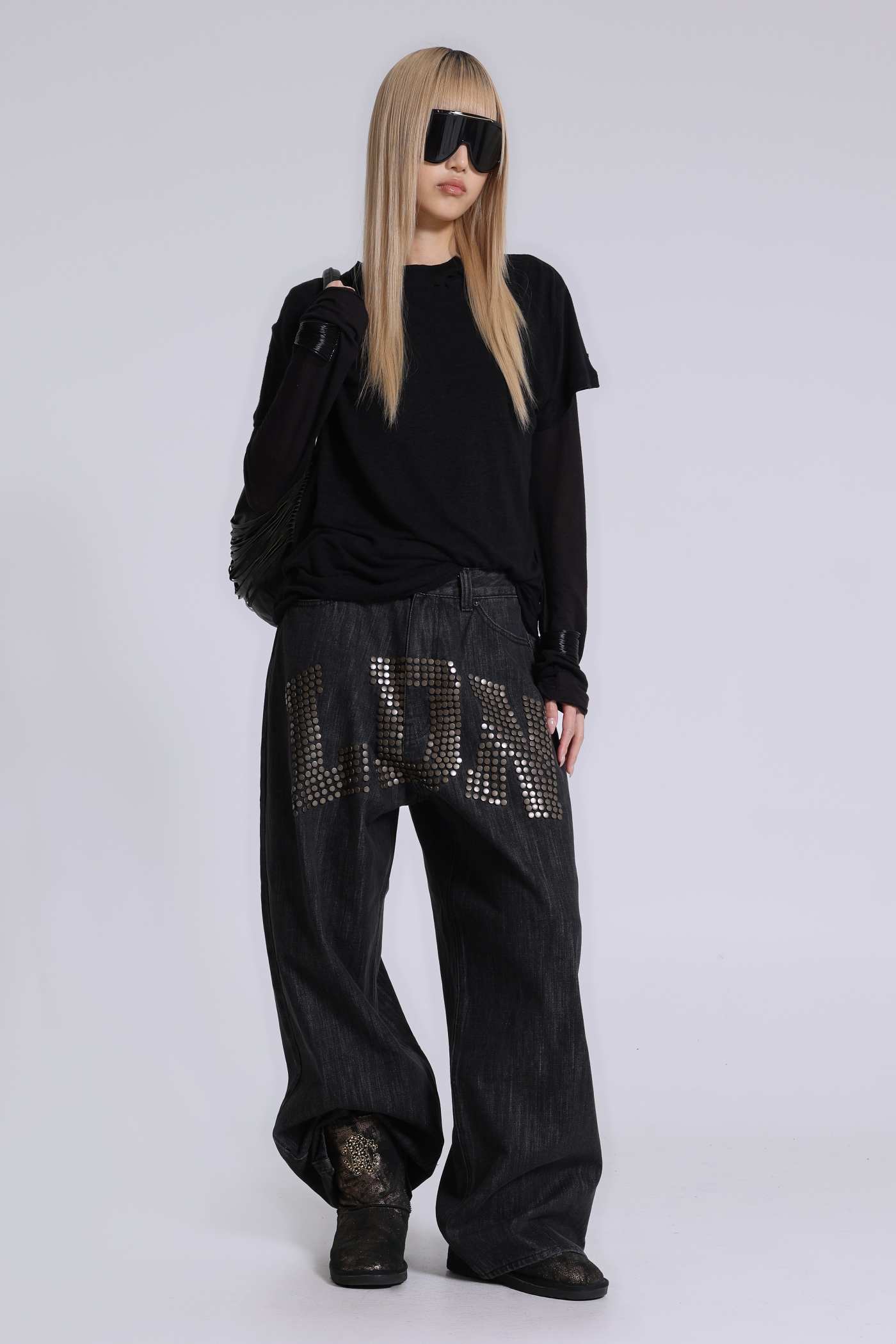 LDN Stud XL Colossus Jeans | Jaded London