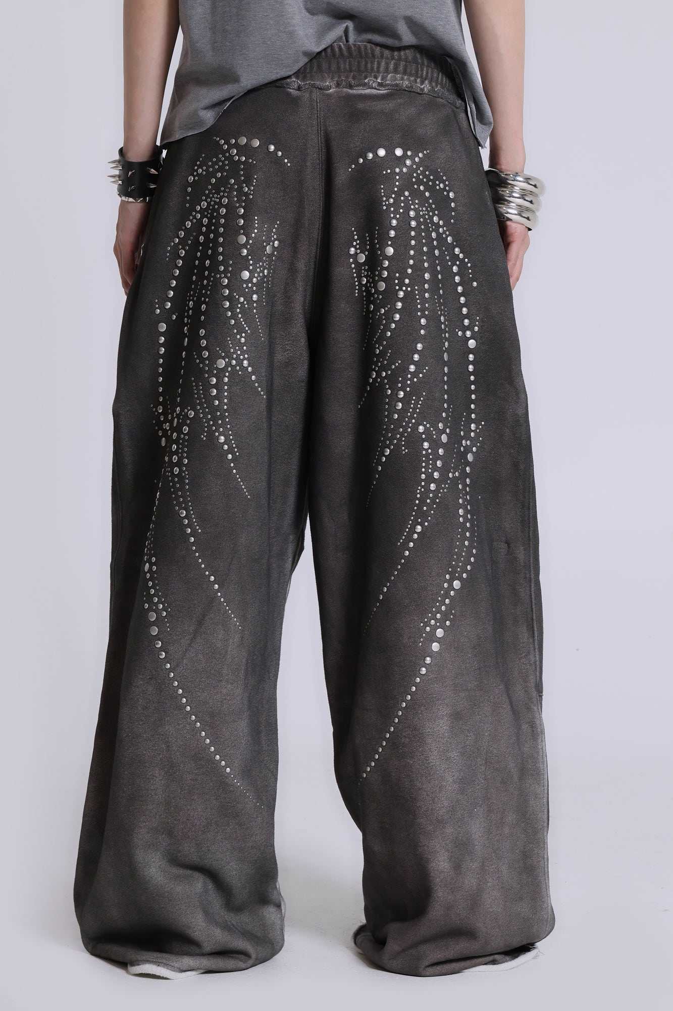 Studded Wing Monster Joggers | Jaded London | Clothing