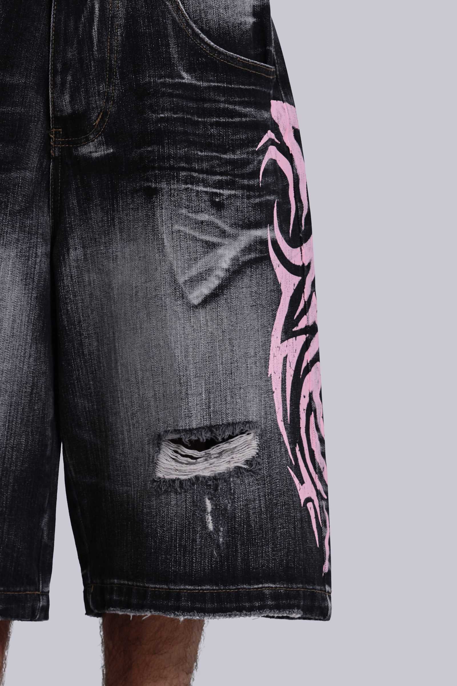 Pink Blade Colossus Jorts | Jaded London | Clothing