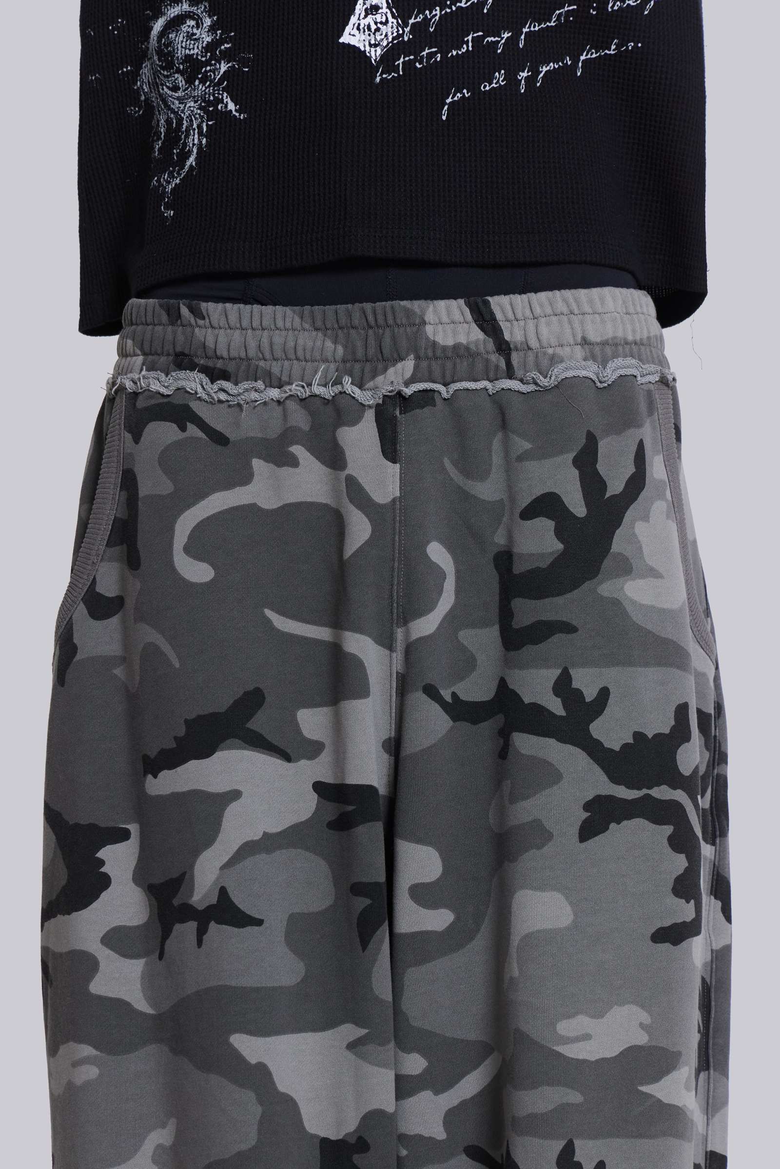 Black Camo Monster Joggers | Jaded London | Clothing
