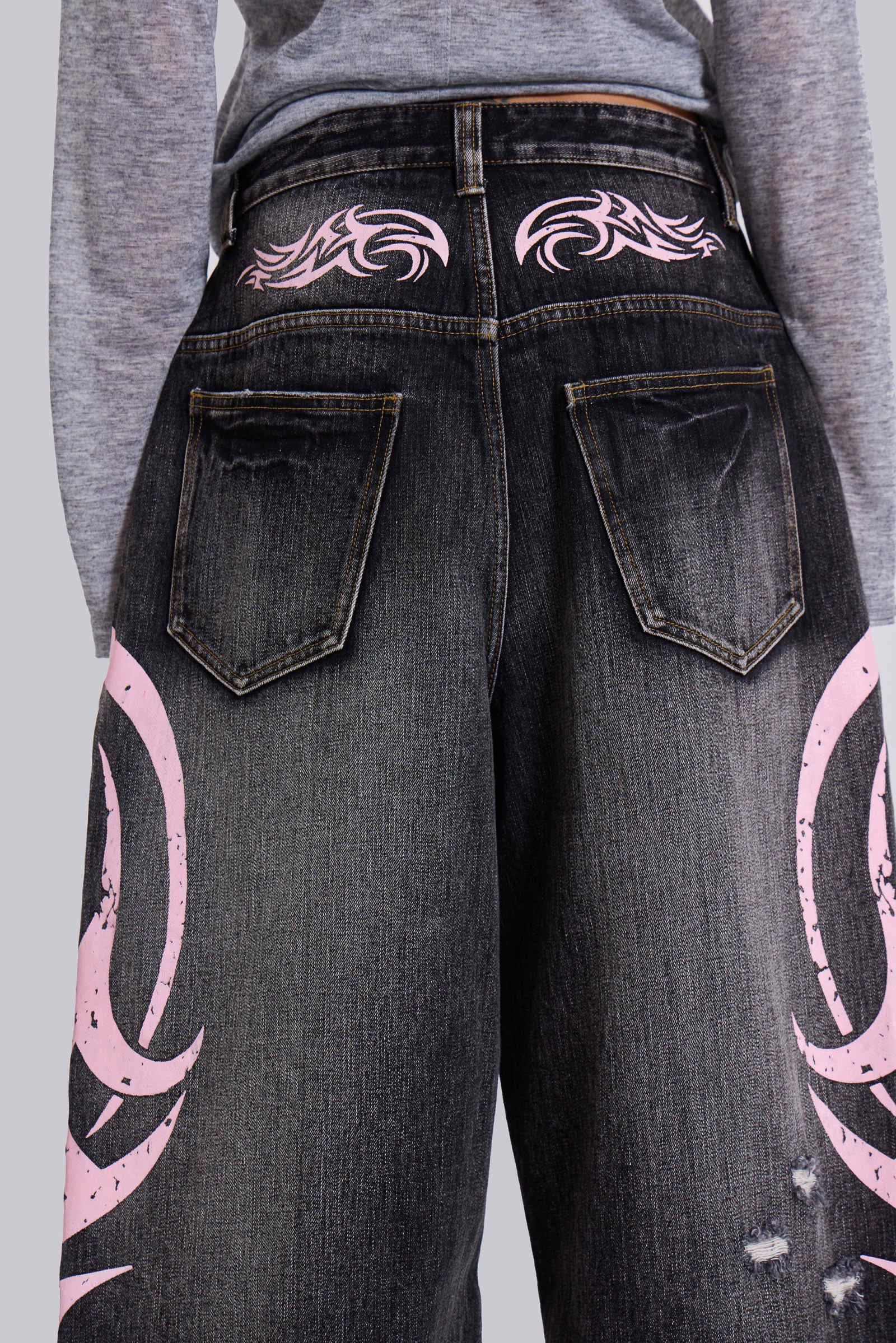 Pink Blade XL Colossus Jeans - WOMEN | Jaded London | Clothing