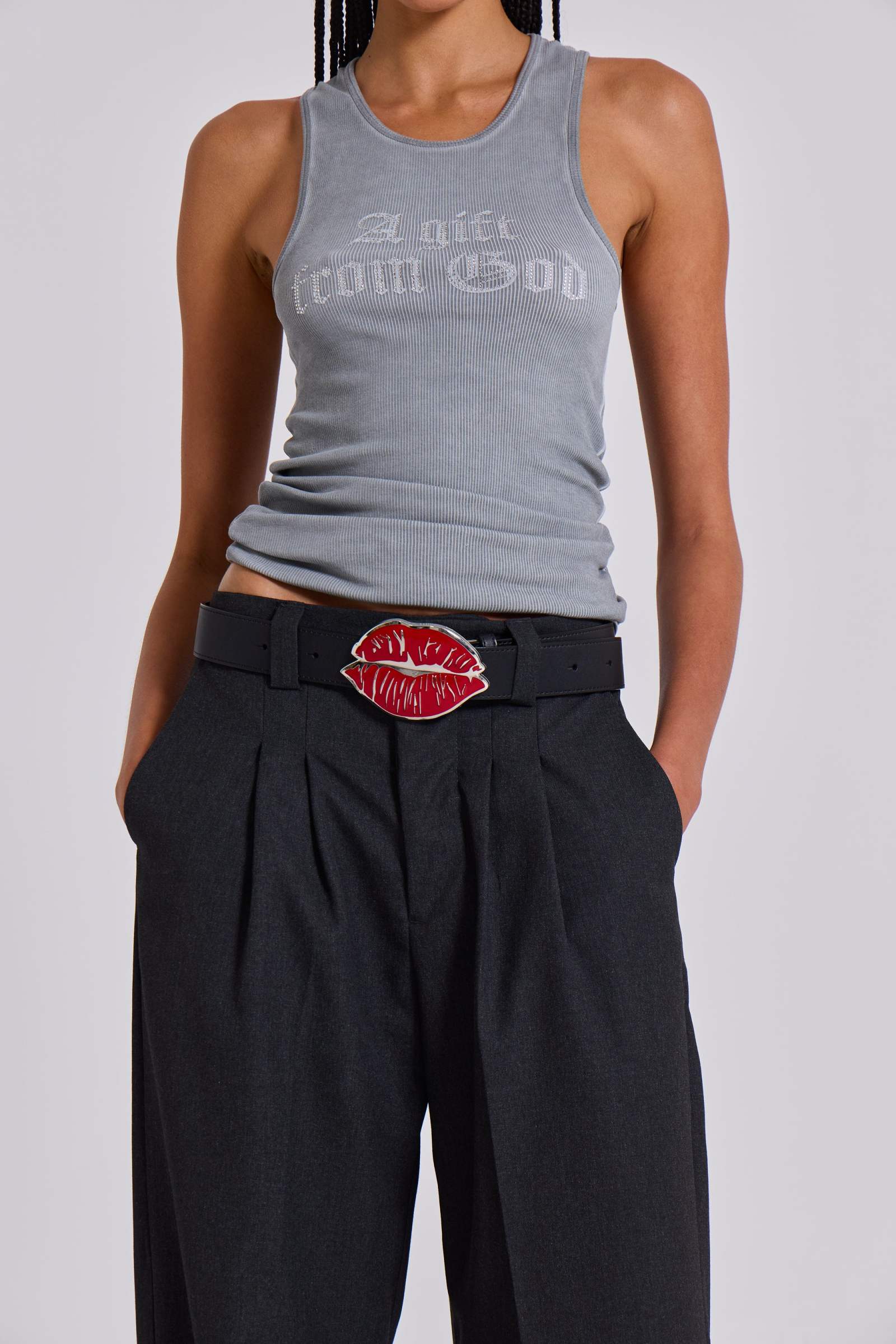 Goliath Charcoal Suit Pants | Jaded London | Clothing