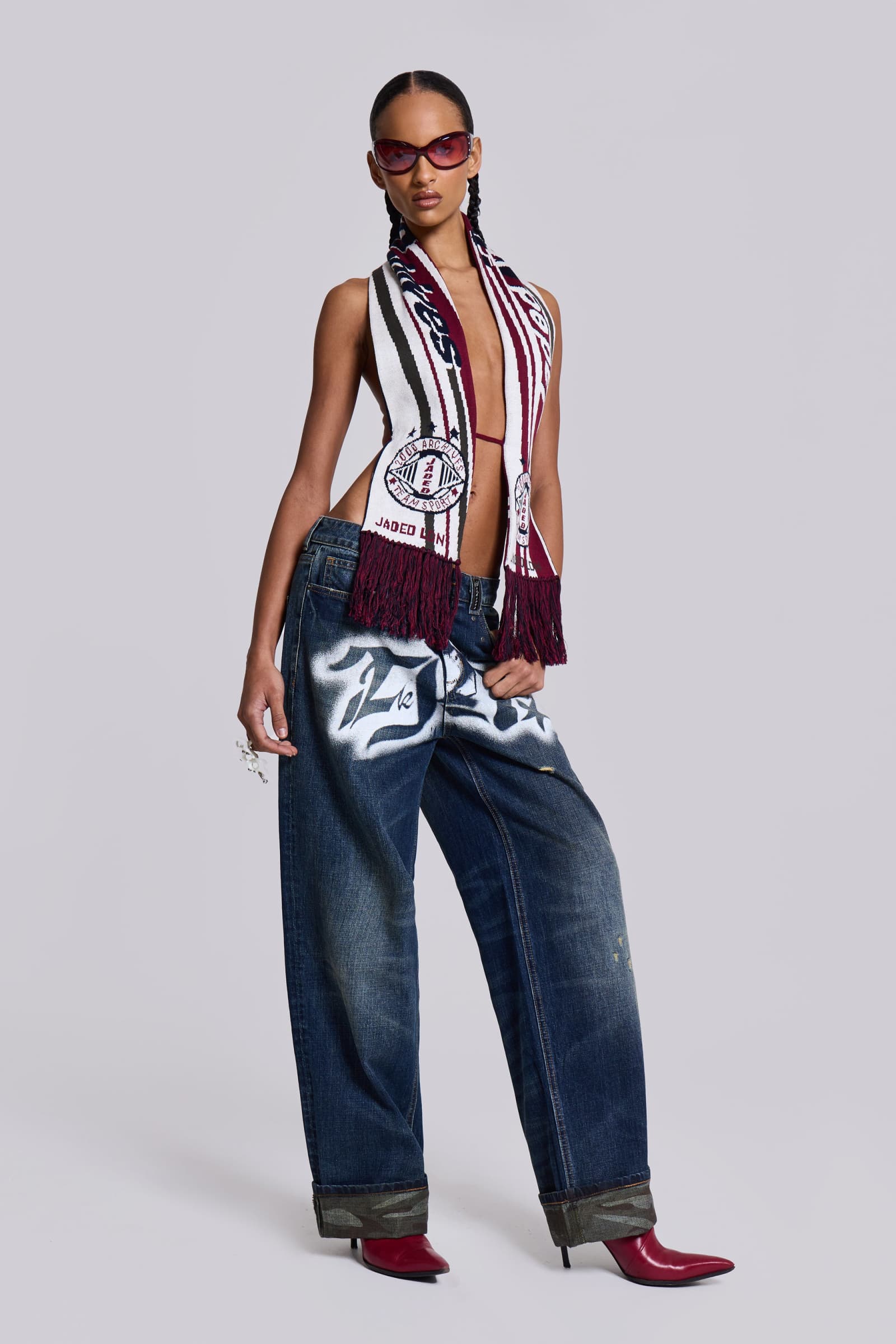 Shop 2K LDN Sonic Jeans | Jaded London | Clothing