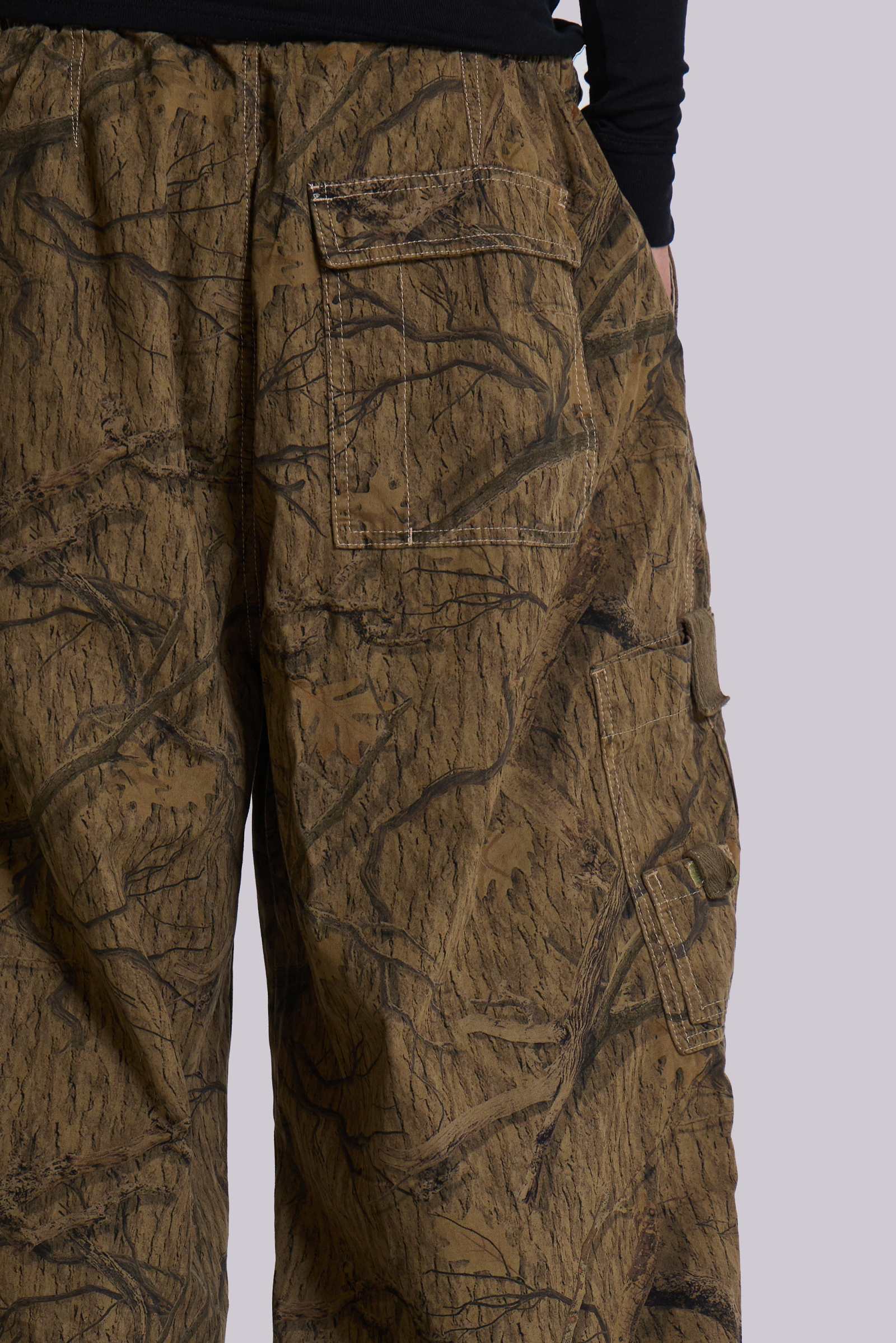 Shop Forest Camo Parachute Pants | Jaded London | Clothing