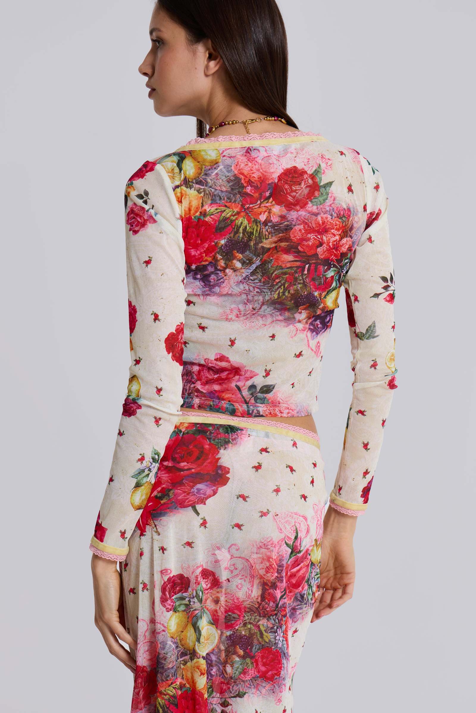 Shop Giara Mesh Cardigan | Jaded London | Clothing