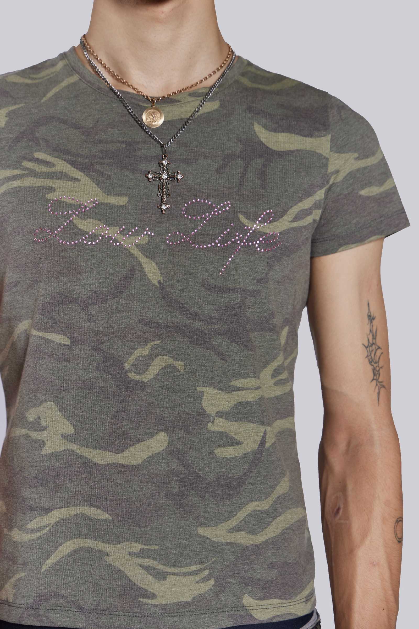 Shop Low Life Camo Tee | Jaded London | Clothing