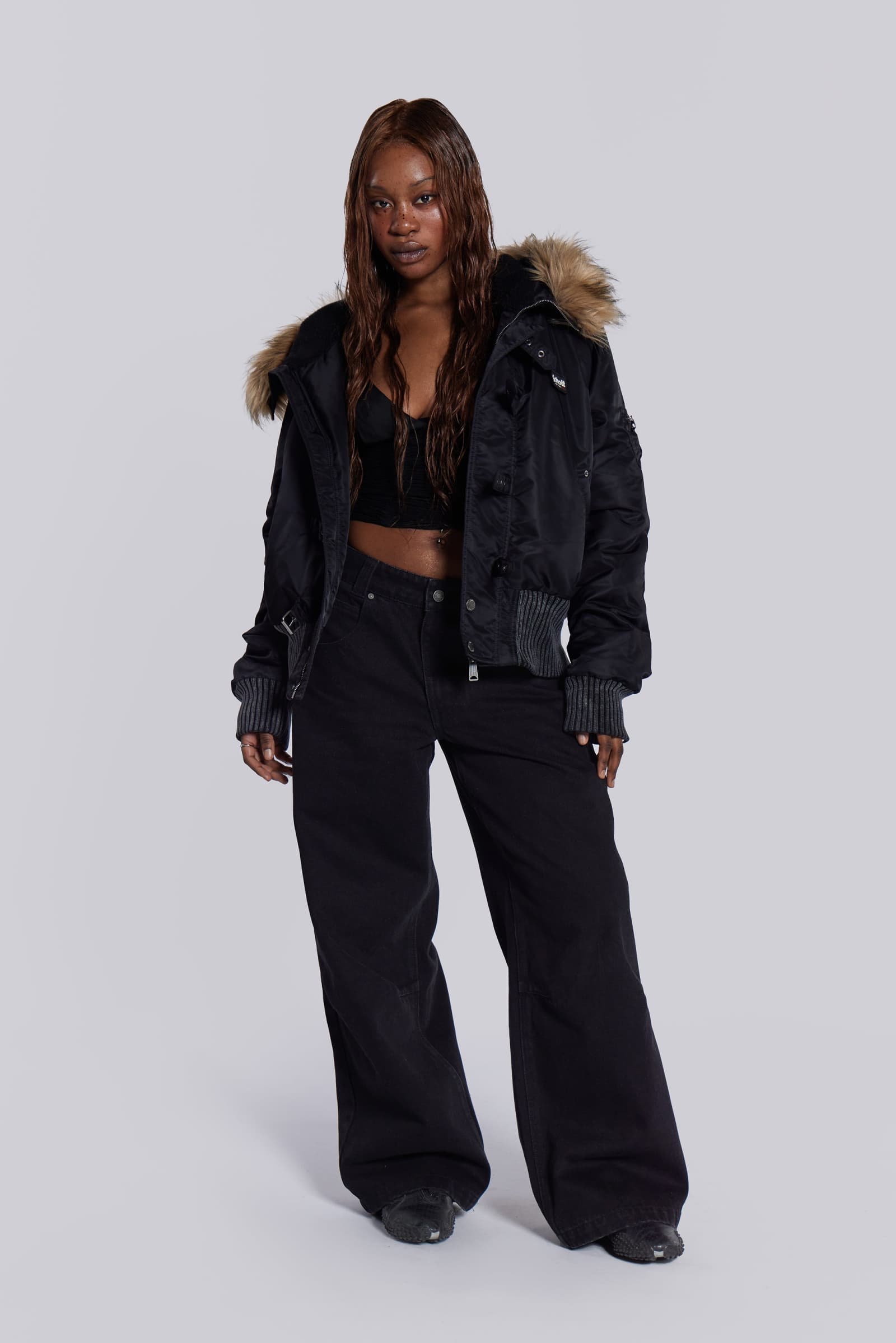Shop Black Jet Jacket | Jaded London | Clothing