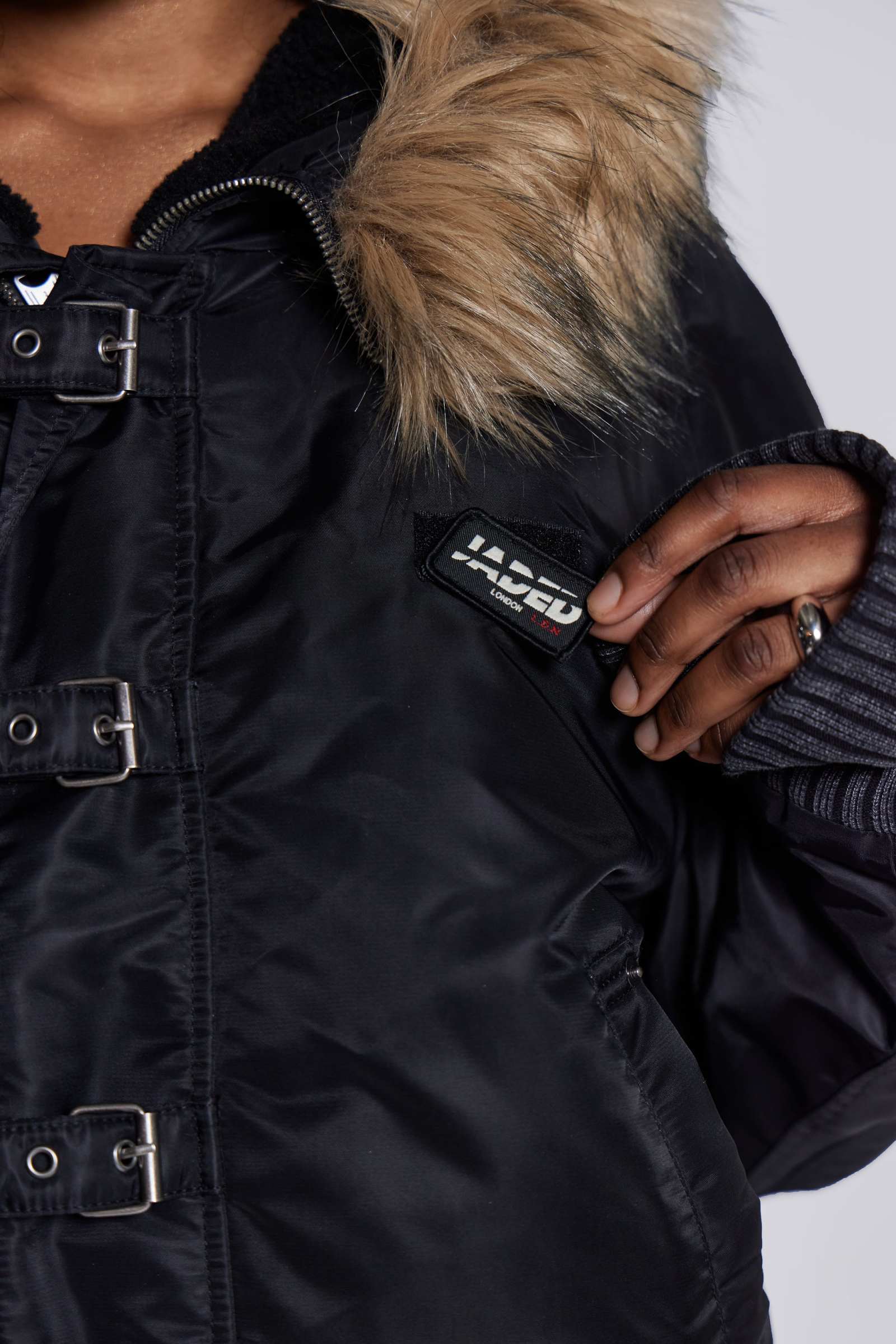 Shop Black Jet Jacket | Jaded London | Clothing