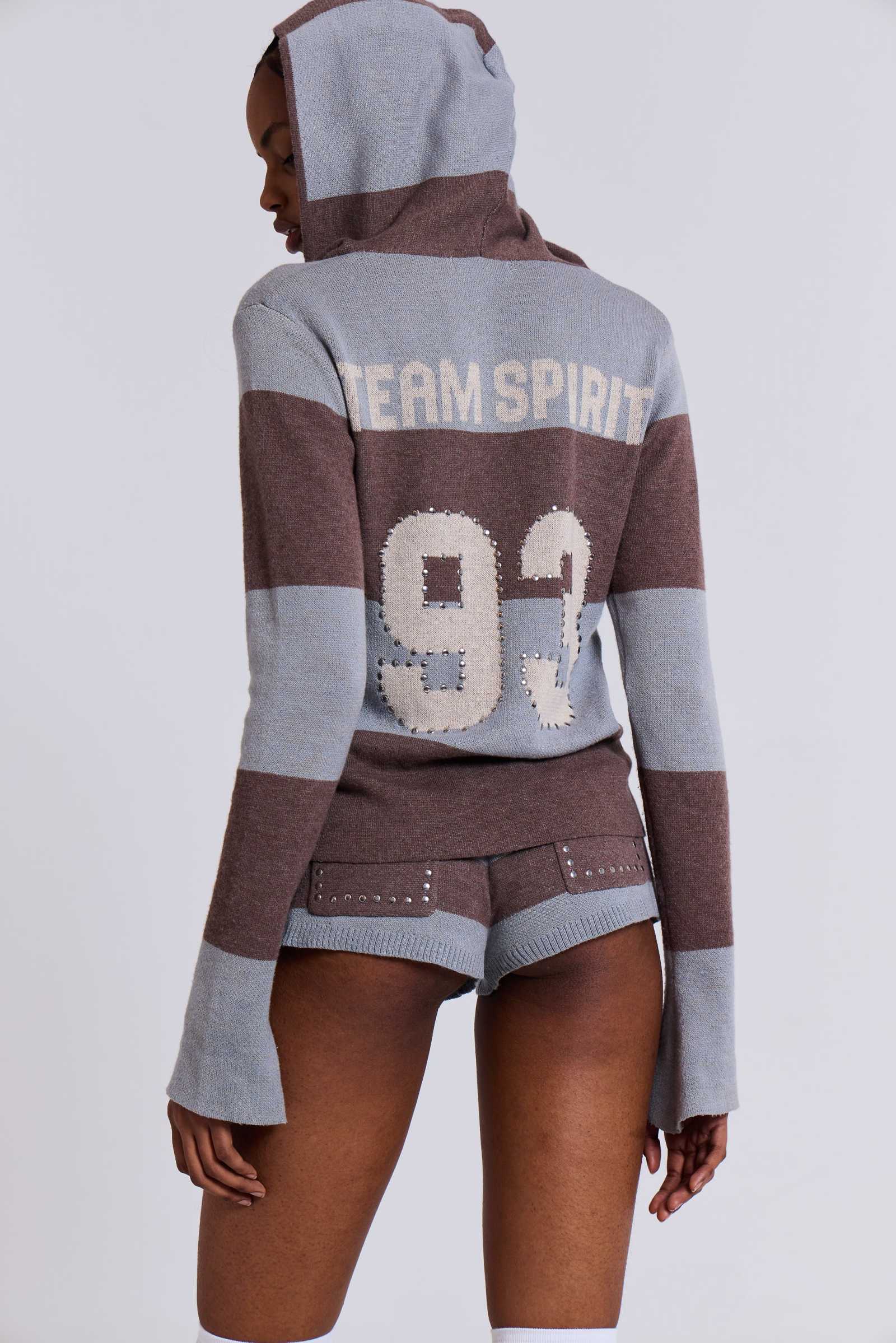 Team 93 Studded Knit Top | Jaded London | Clothing