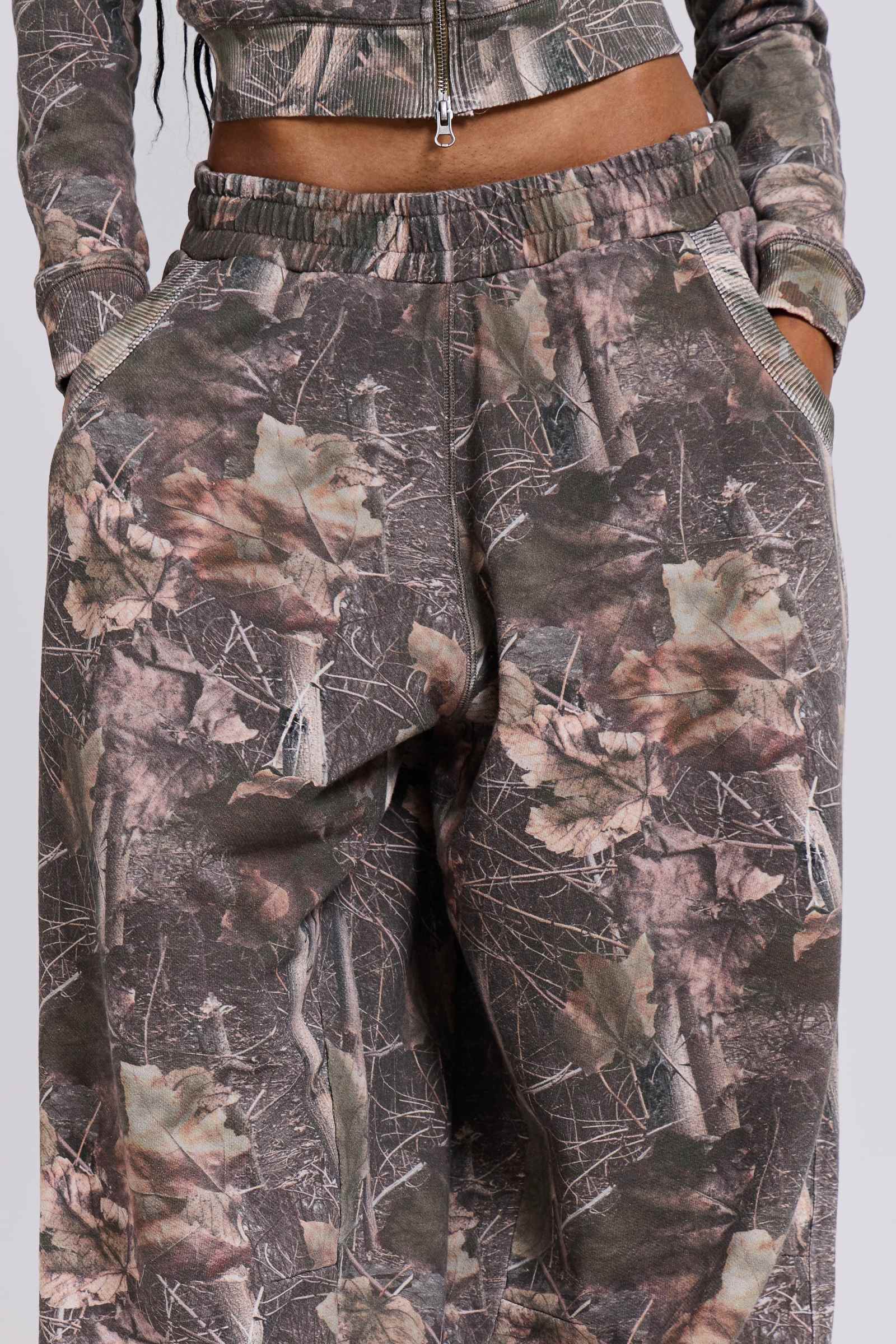 Woodland Camo Baggy Monster Joggers | Jaded London | Clothing