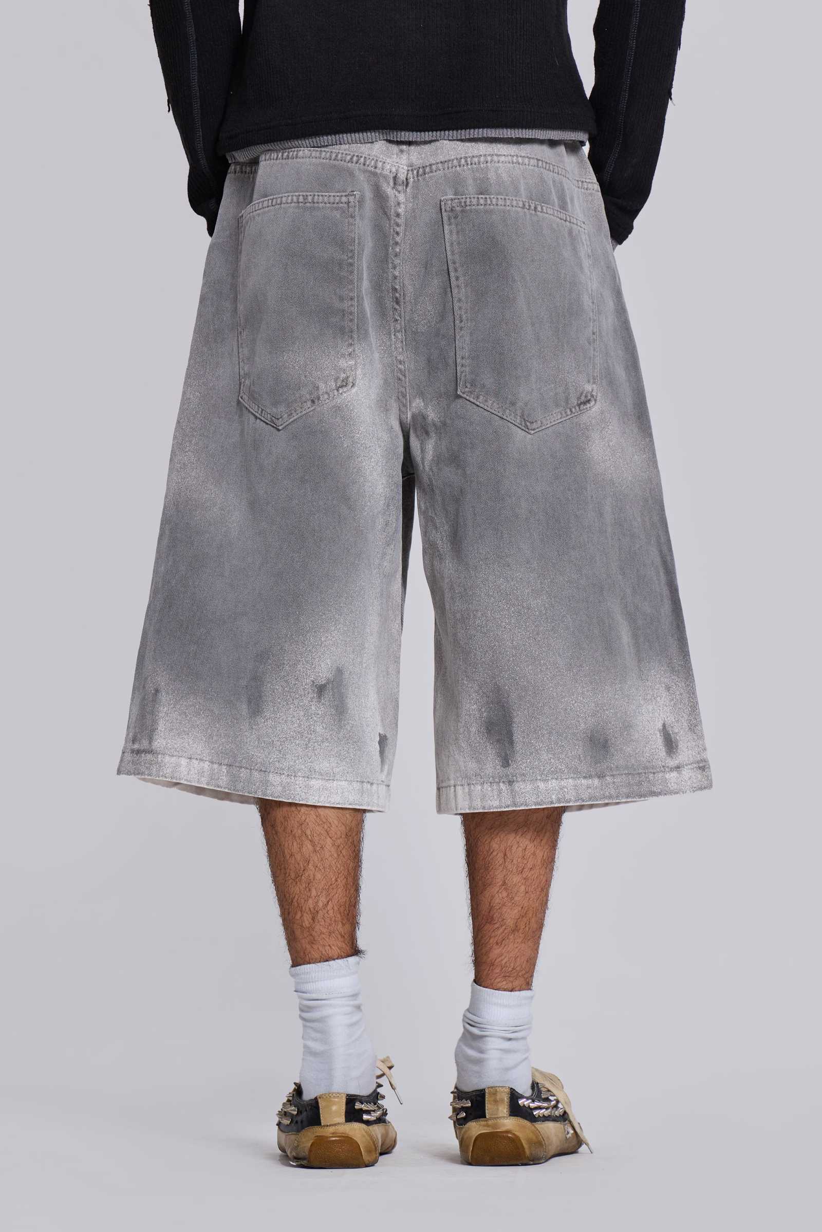 Tar Wash Colossus Jorts | Jaded London | Clothing