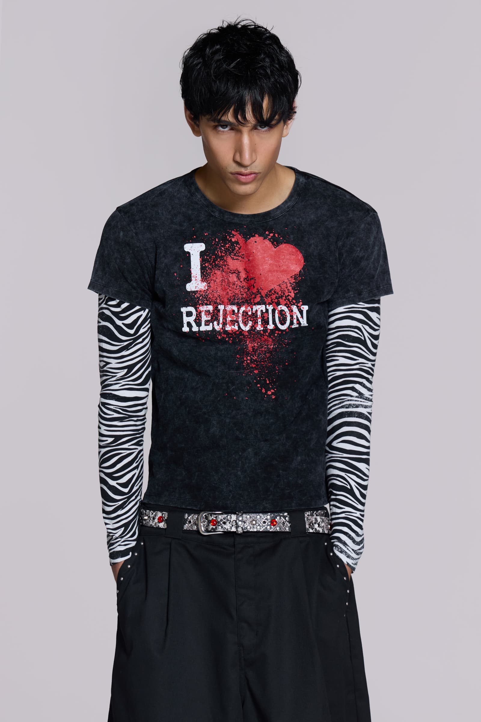 Rejection Layered Top | Jaded London | Clothing