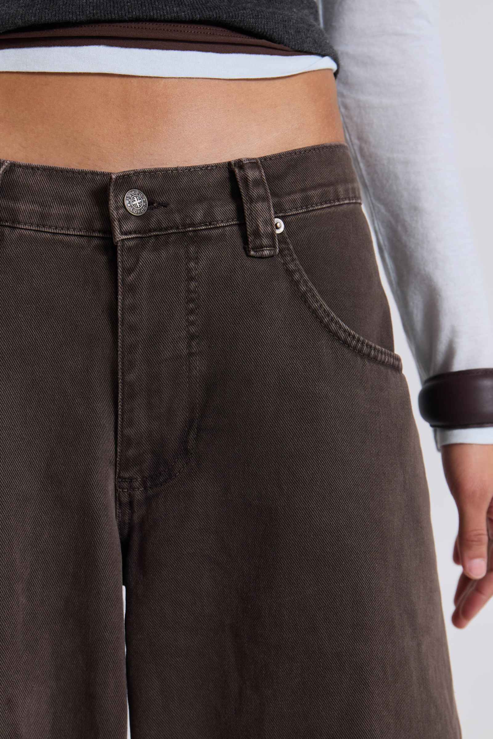 Chocolate Brown Colossus Jeans | Jaded London | Clothing
