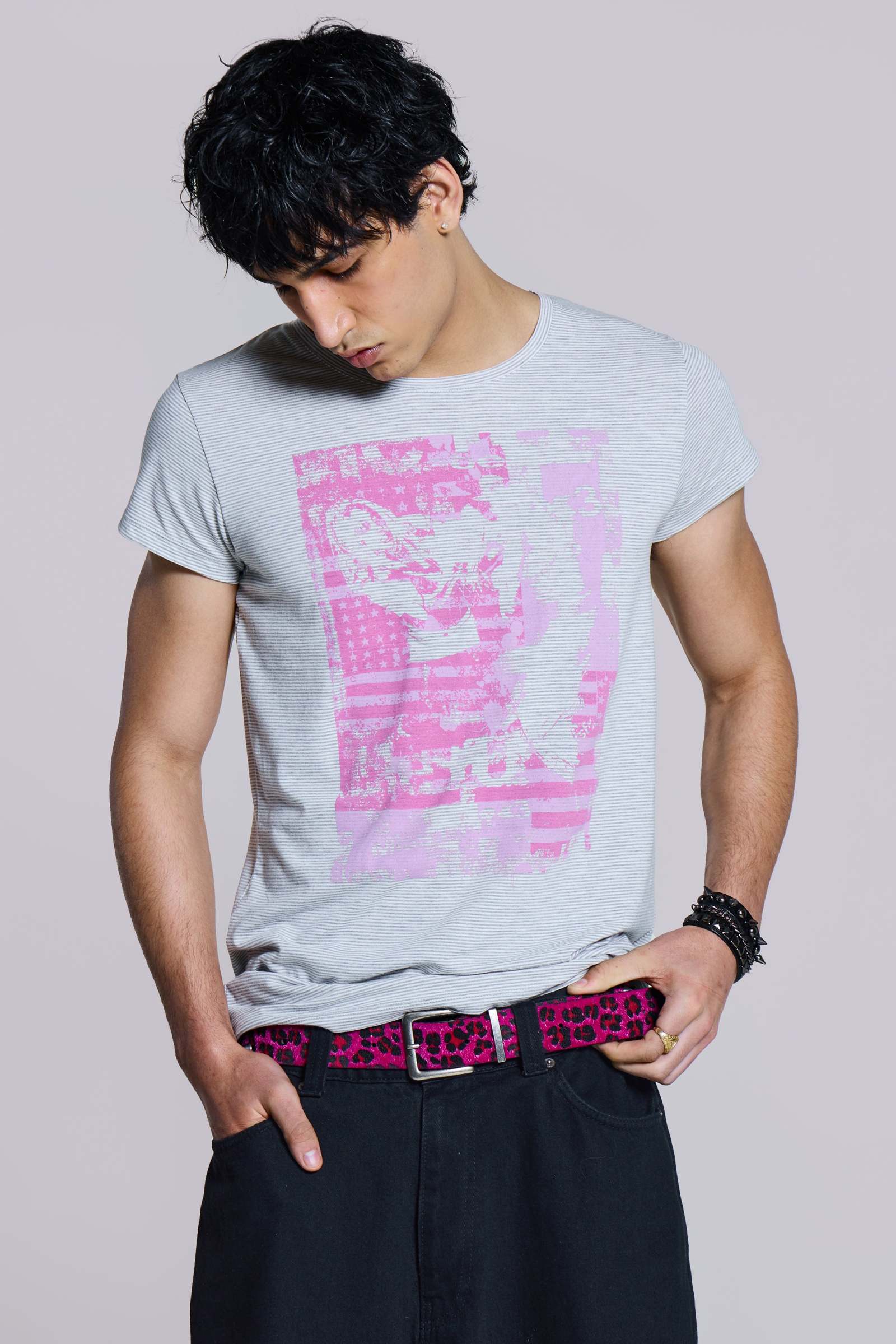 Tour Stripe T-Shirt | Jaded London | Clothing