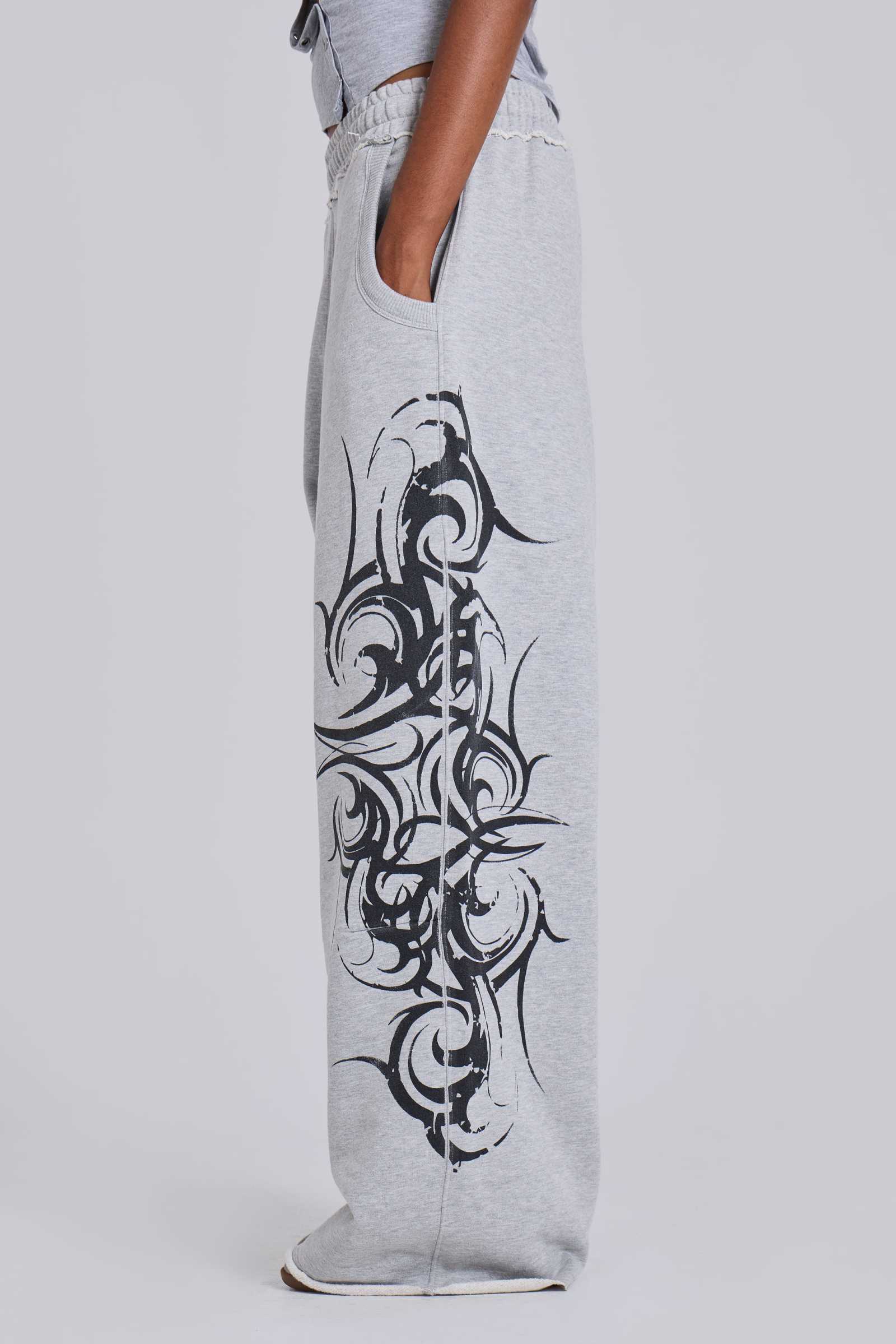 Grey Blade Joggers | Jaded London