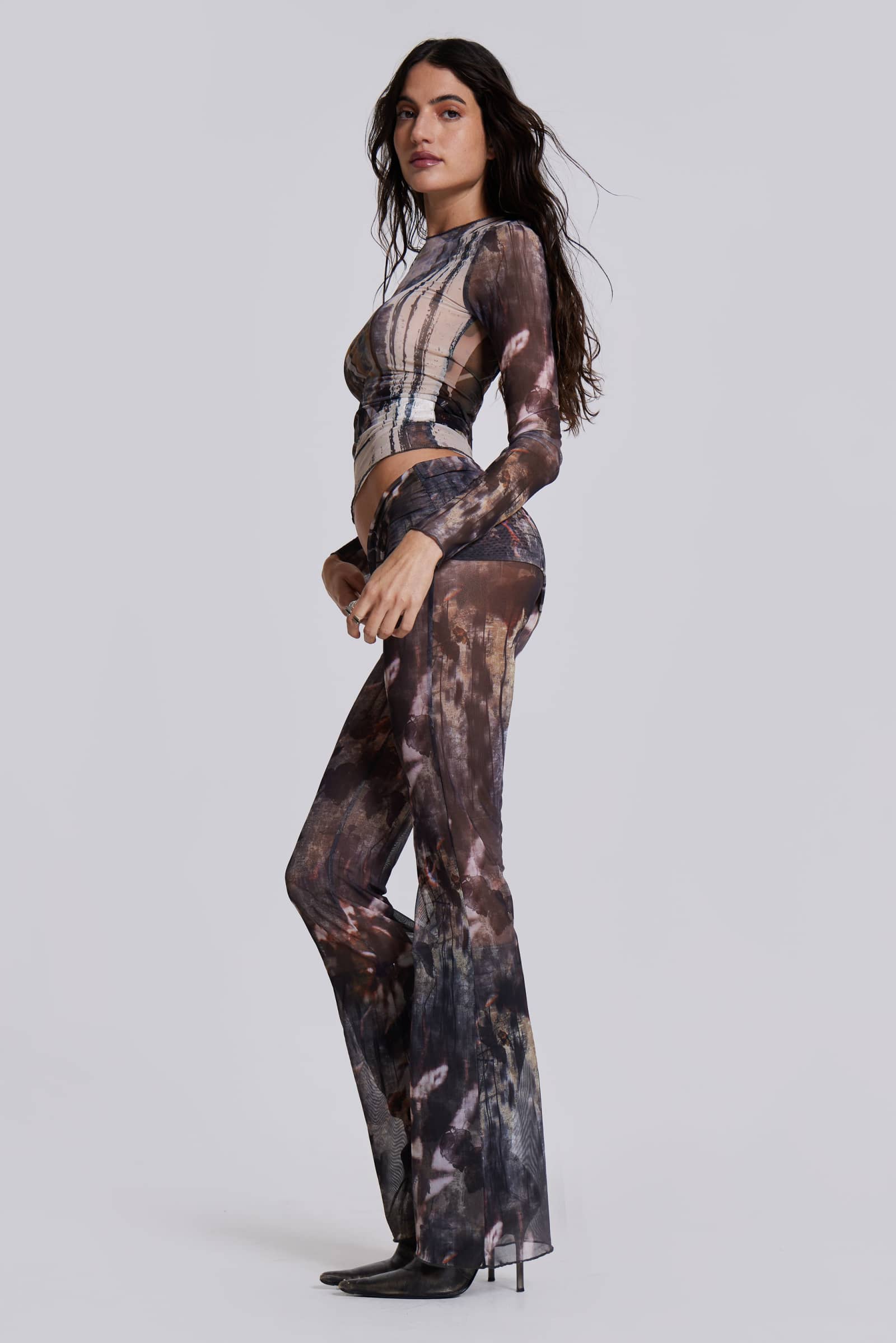 Shop Morgana Mesh Top | Jaded London | Clothing