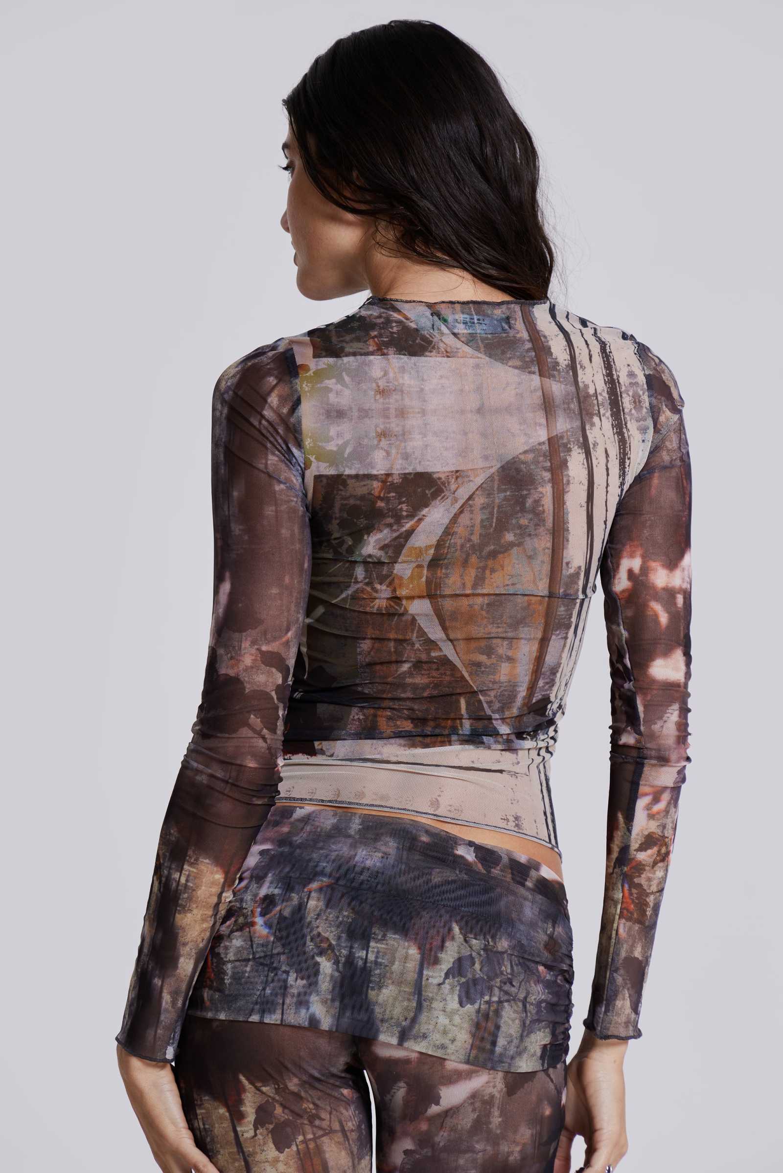 Shop Morgana Mesh Top | Jaded London | Clothing