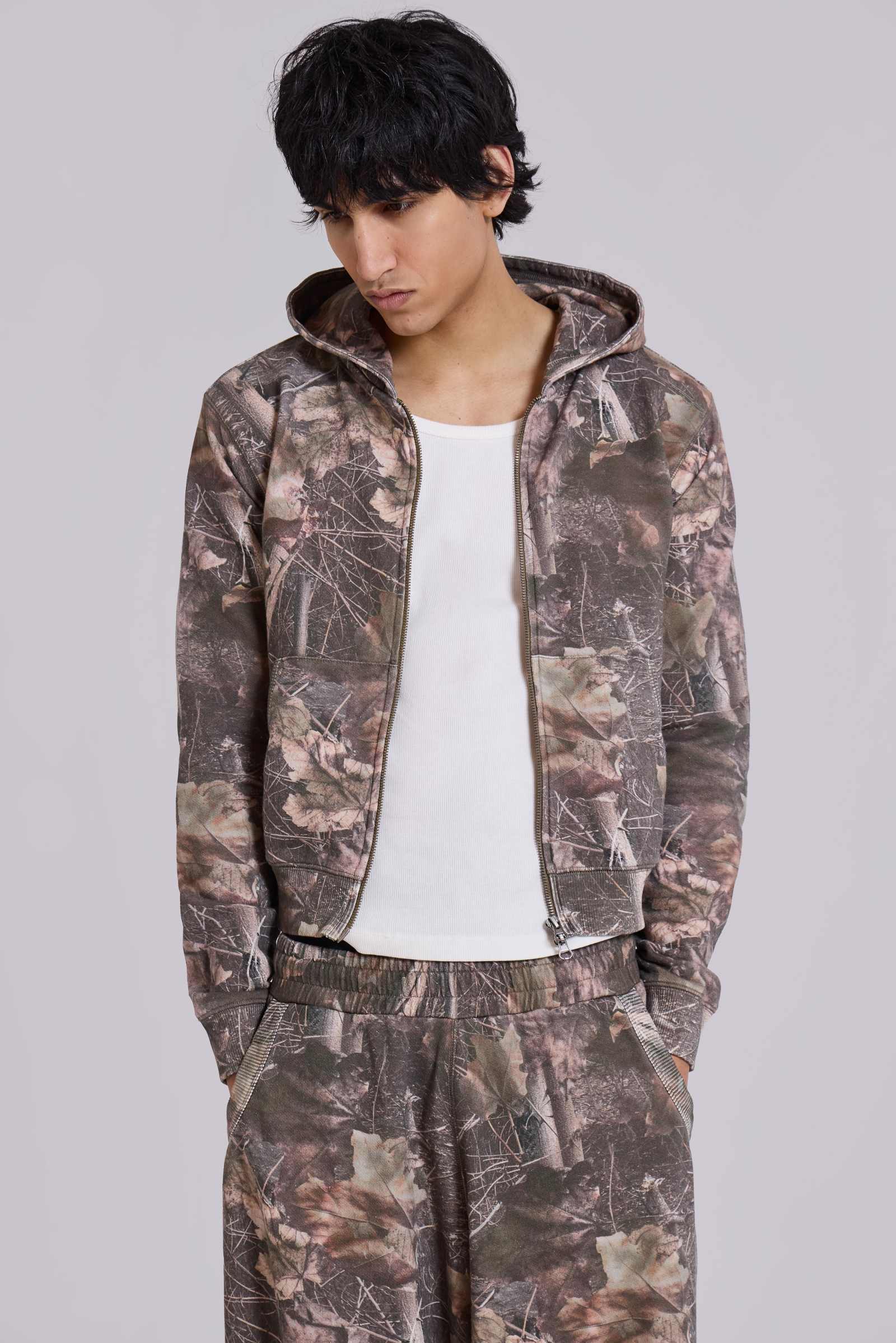 Shop Woodland Camo Mini Monster Hoodie | Jaded London | Clothing