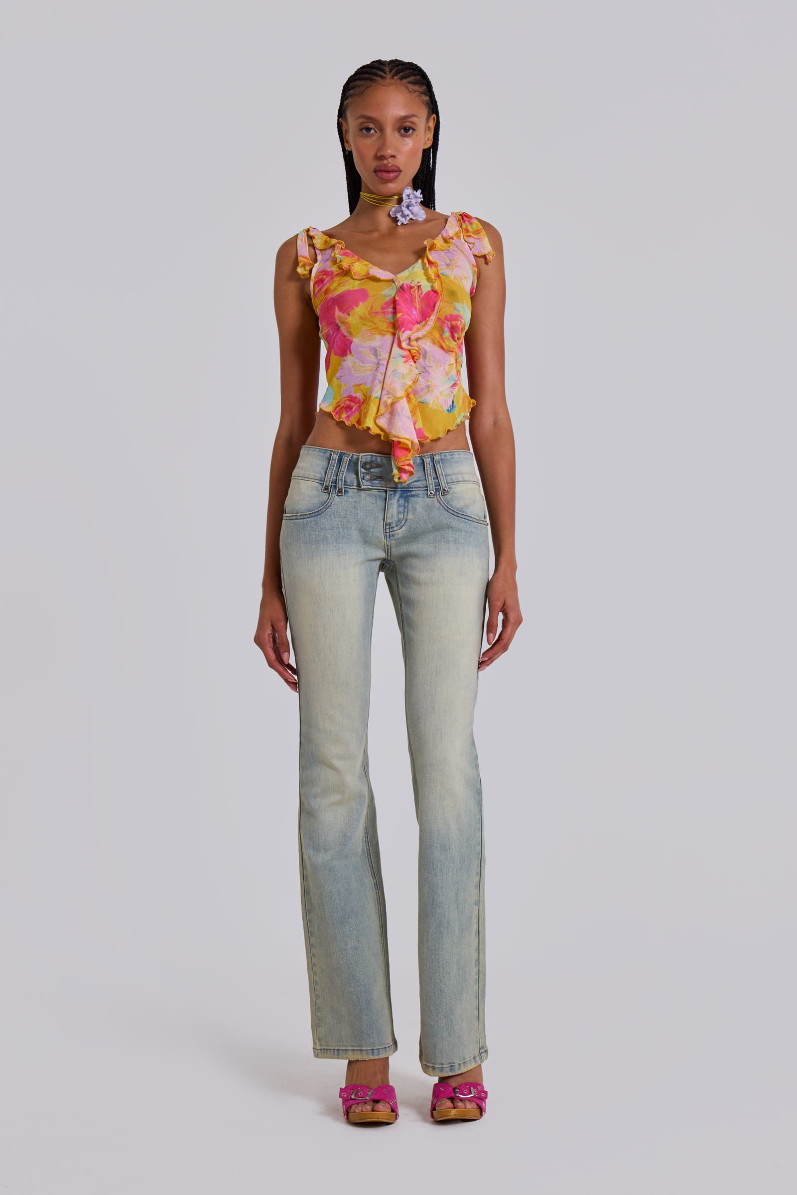 Shop Light Wash Thirteen Jeans | Jaded London | Clothing