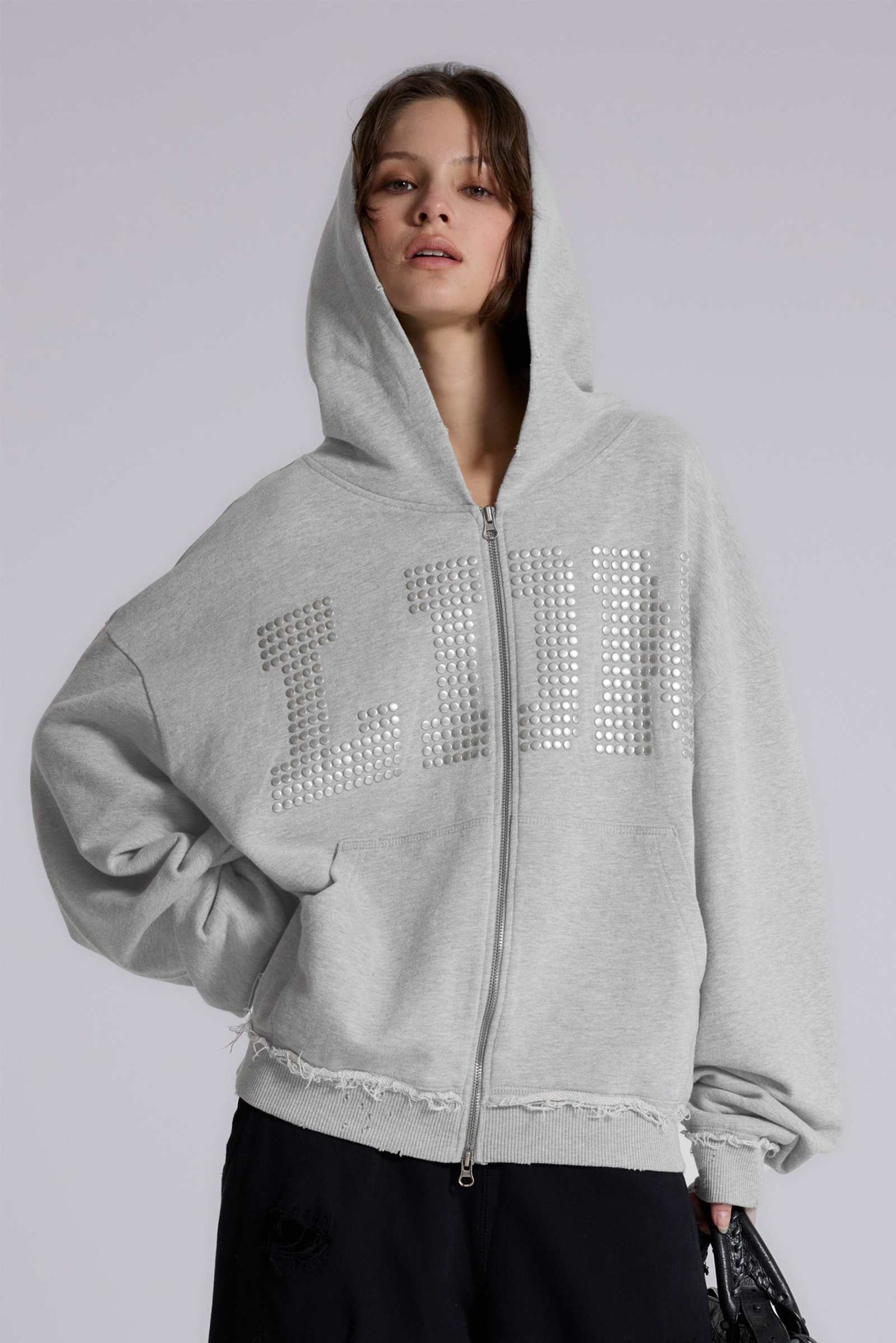 LDN Stud Monster Hoodie | Jaded London | Clothing