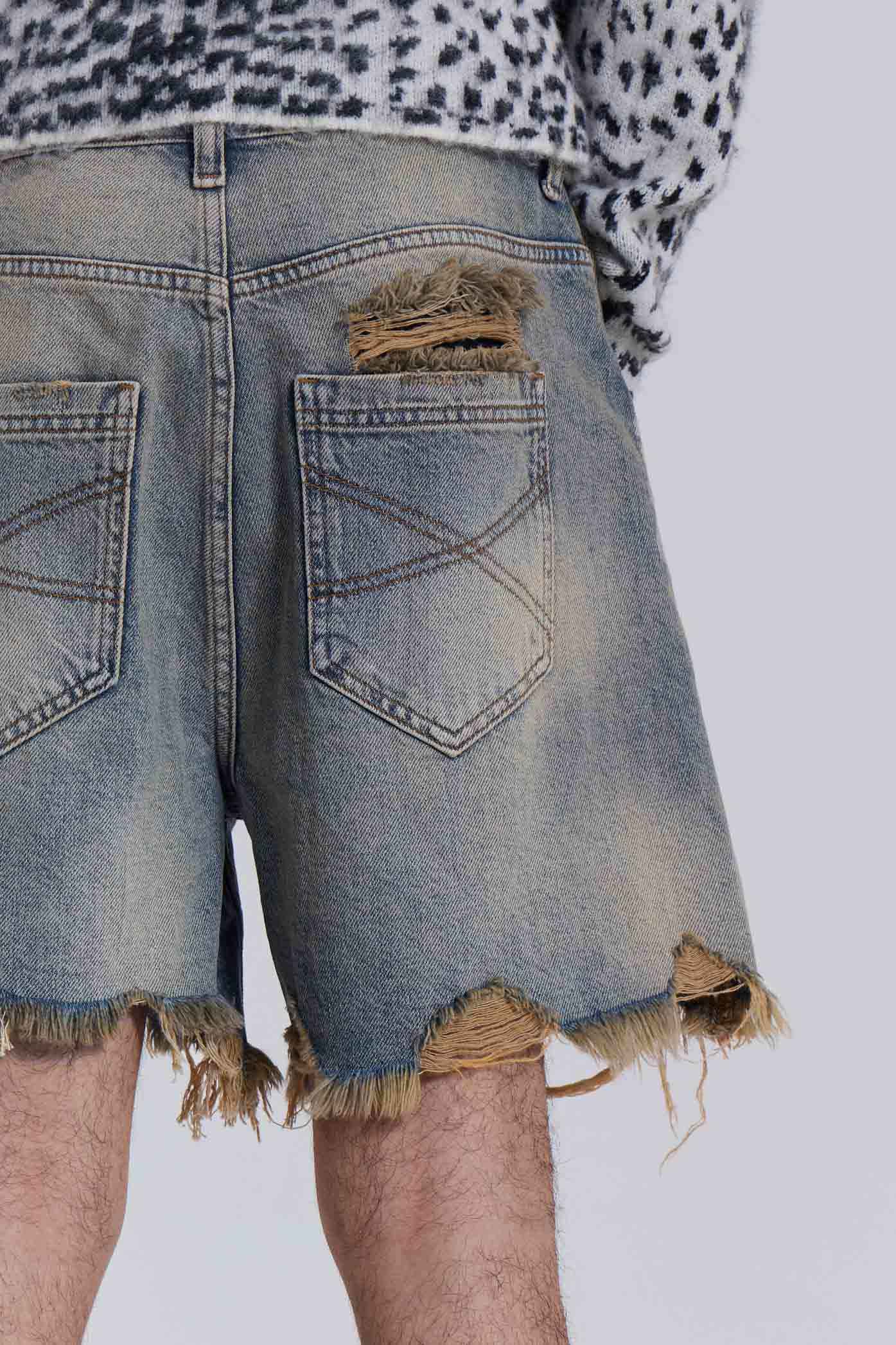Shop Dirty Bleach Revenge Jorts | Jaded London | Clothing