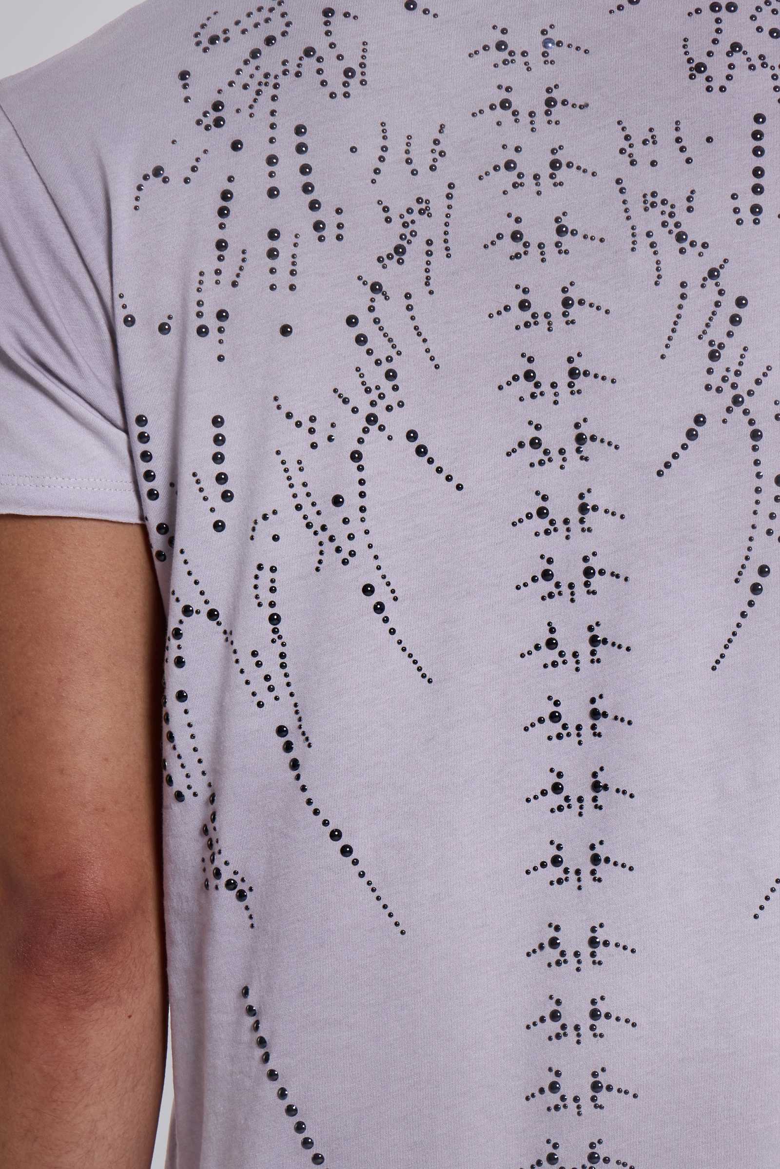 Backbone Studded T-Shirt | Jaded London | Clothing