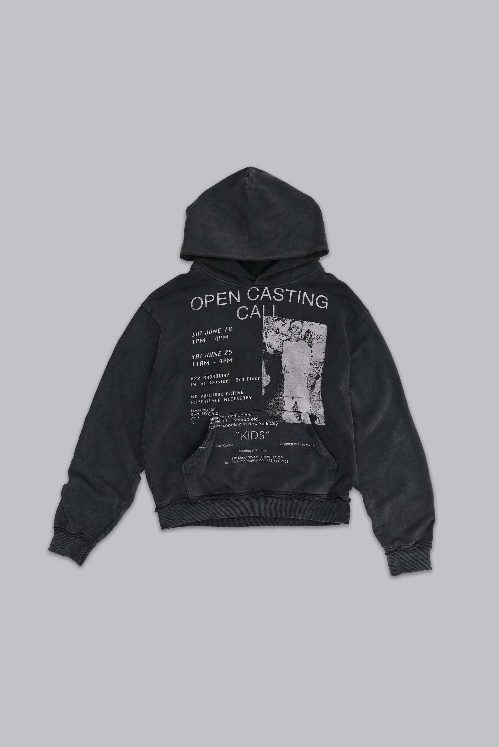 Open Casting Black Hoodie | Jaded London | Clothing