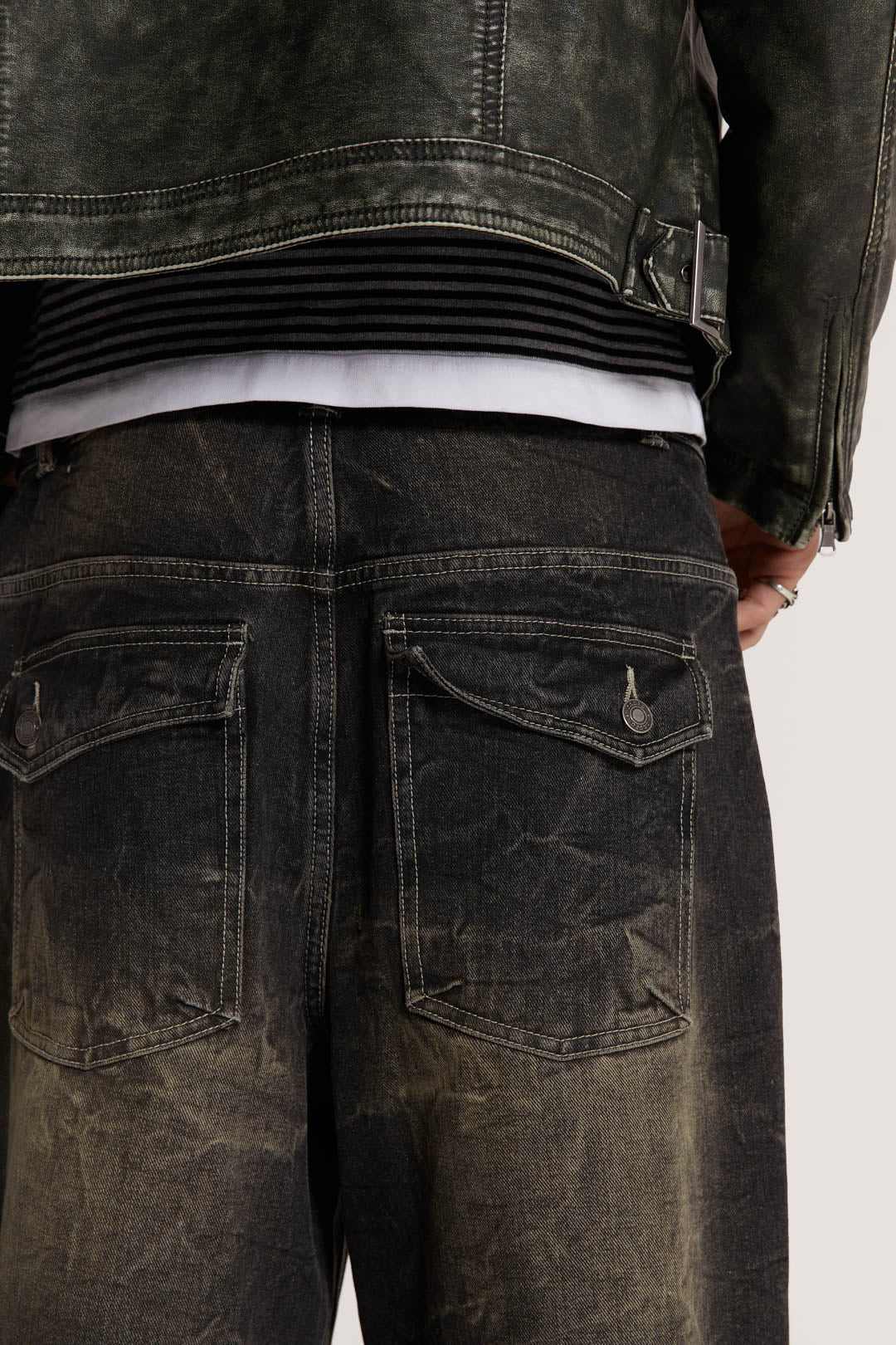 Shop Washed Black Razor Jeans | Jaded London | Clothing