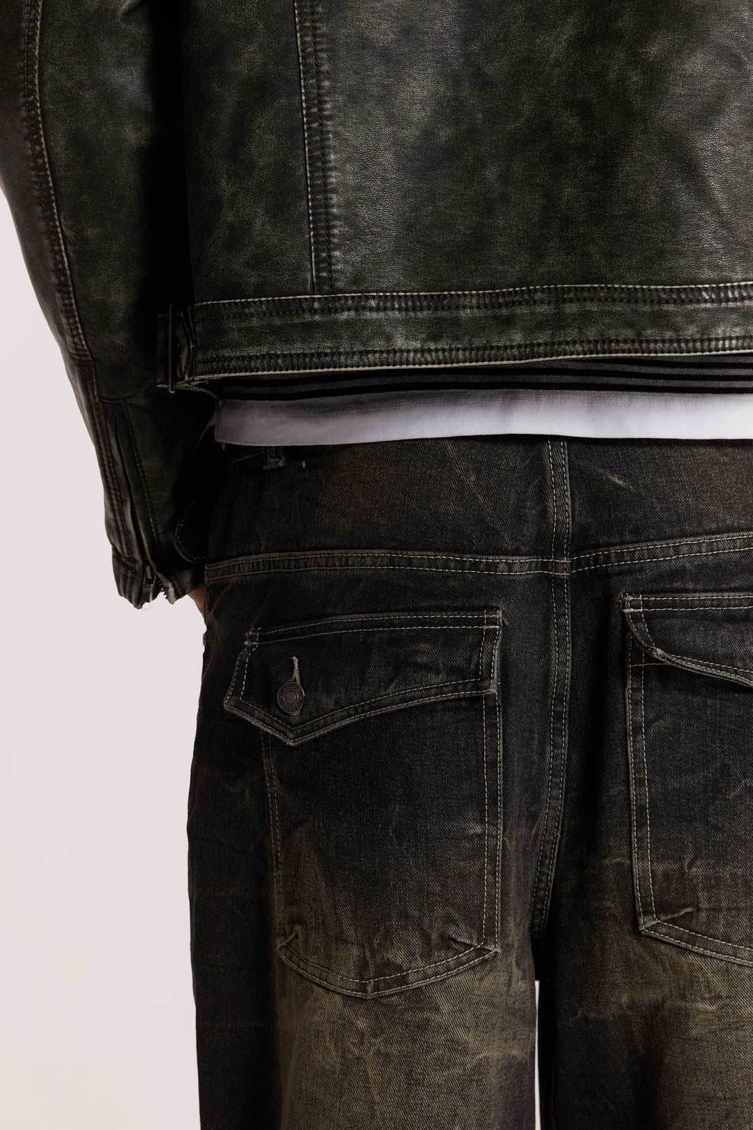 Shop Washed Black Razor Jeans | Jaded London | Clothing