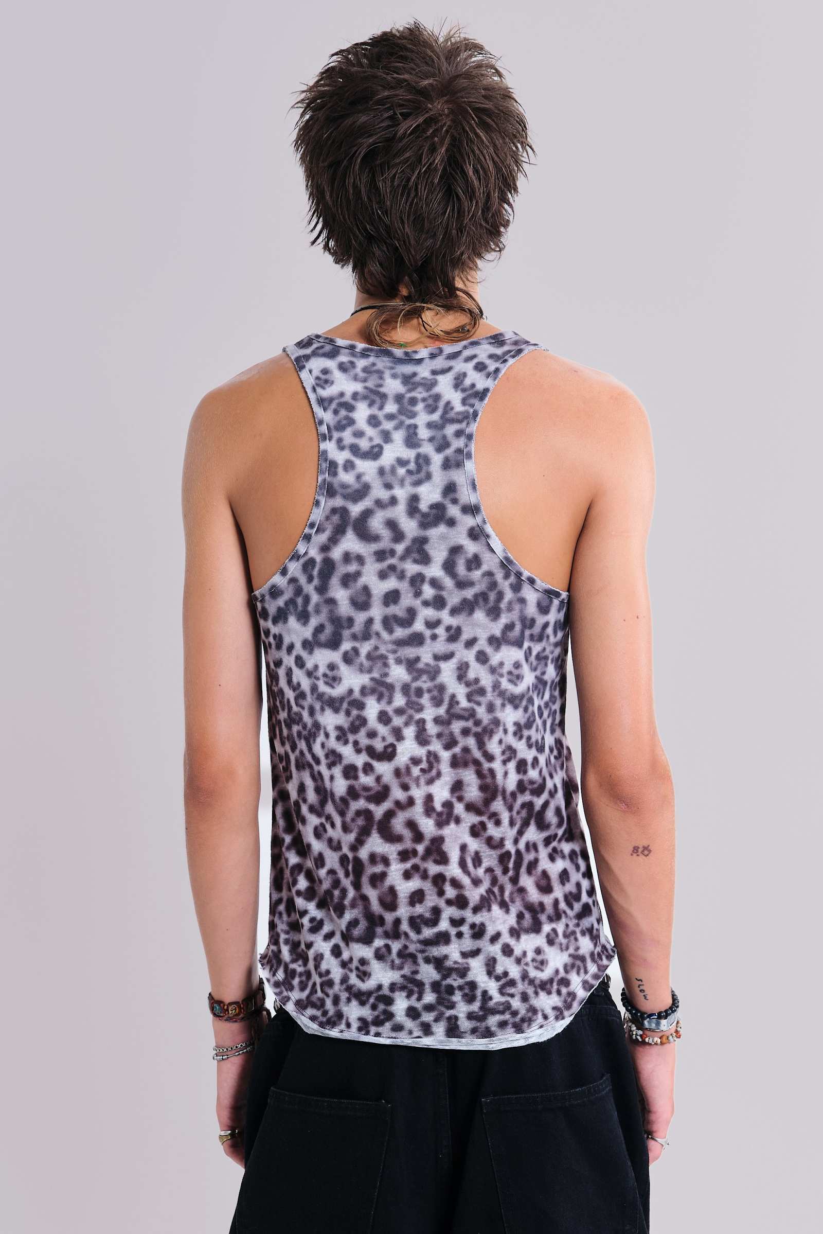 Airbrush Leopard Vest | Jaded London | Clothing