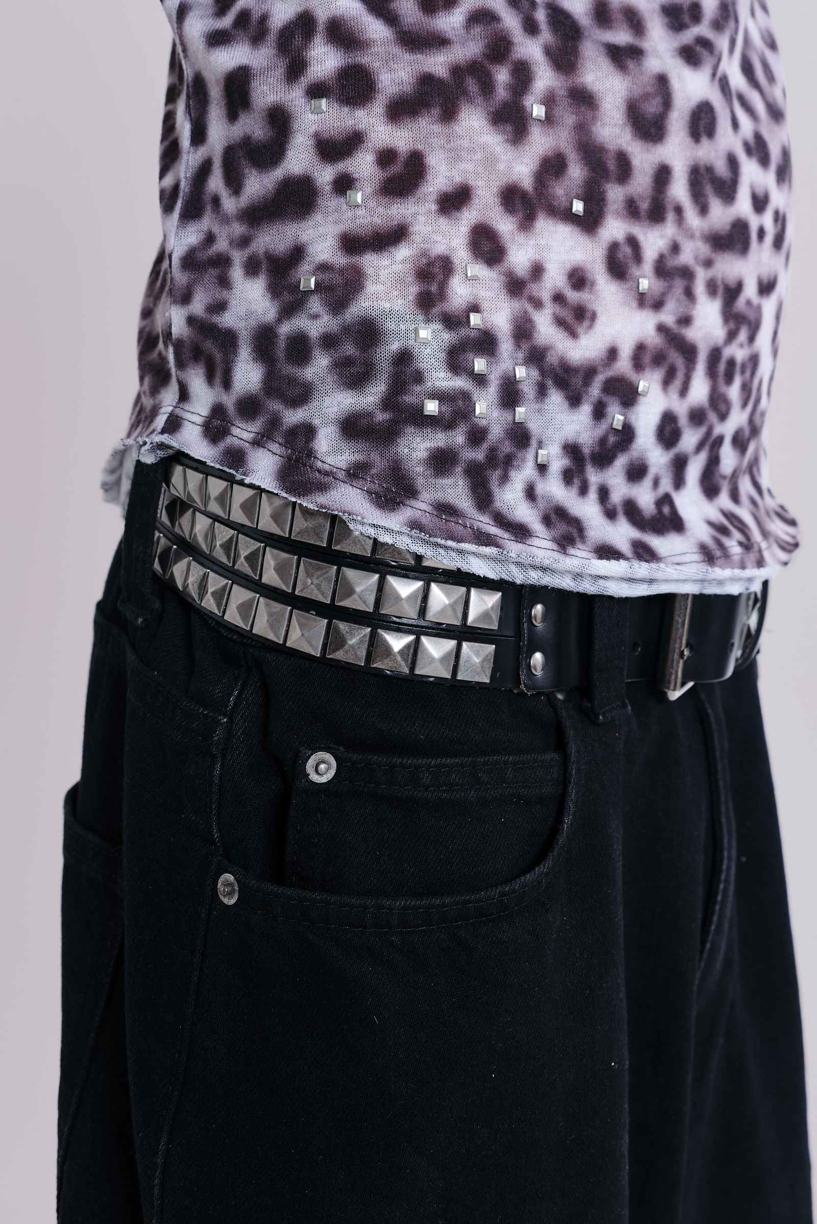 Airbrush Leopard Vest | Jaded London | Clothing