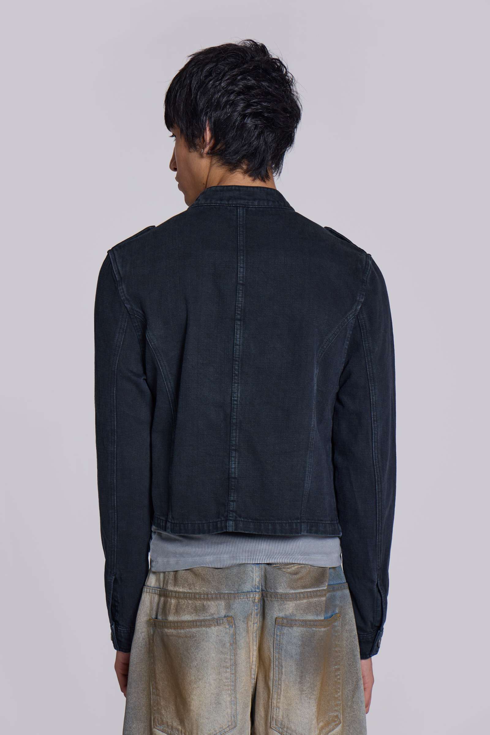 Shop Washed Black Rebel Jacket | Jaded London | Clothing